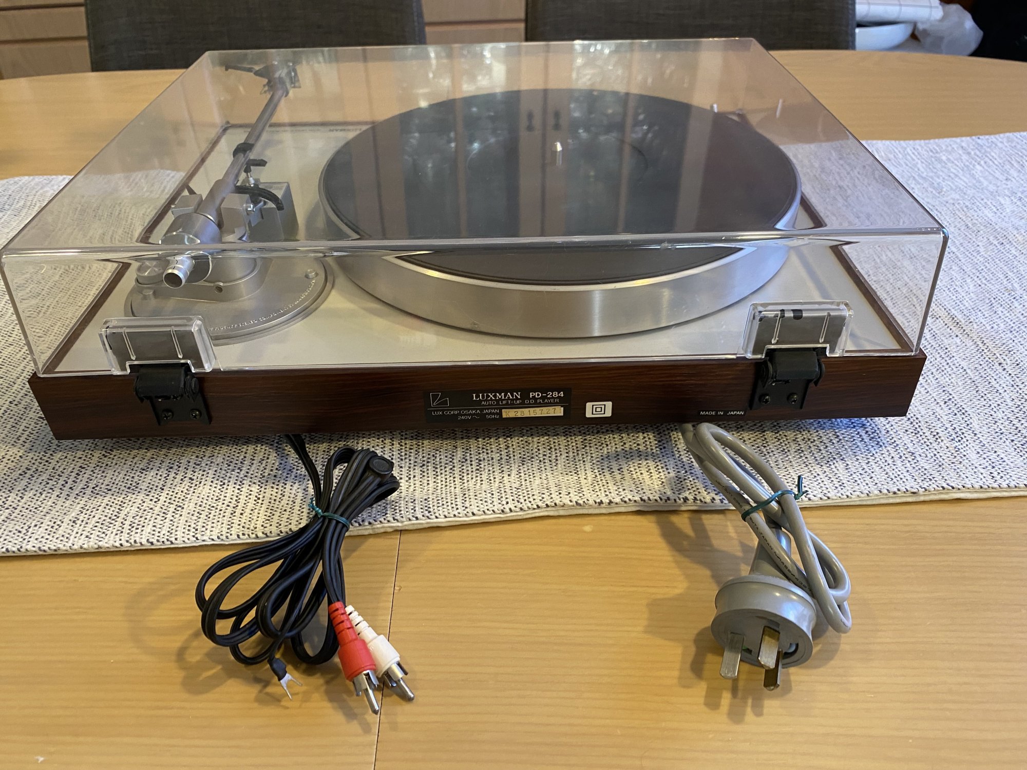 Luxman PD-284 Direct Drive Auto-Lift Turntable |﻿ Stereo, Home Cinema ...