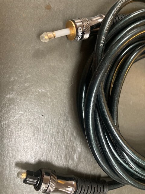 Chord cable Optichord. Toslink to 3.5mm/optical jack. 3m - Aussie Audio ...