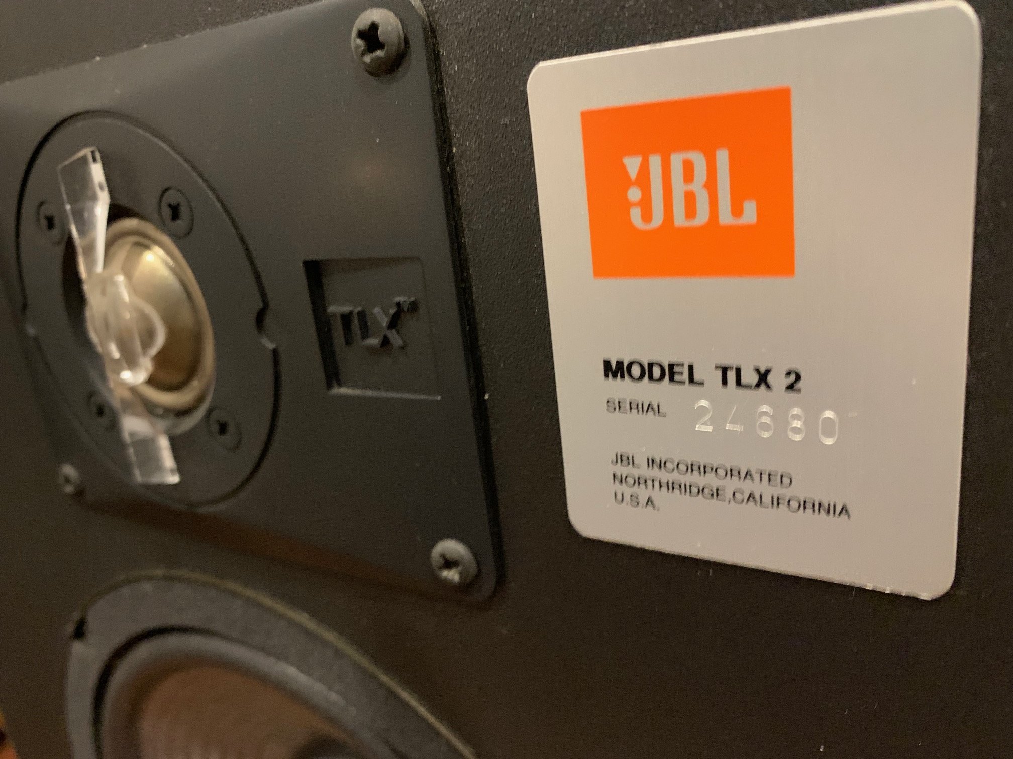 JBL TLX2 Speakers Made in the US of A - Stereo, Home Cinema, Headphones ...