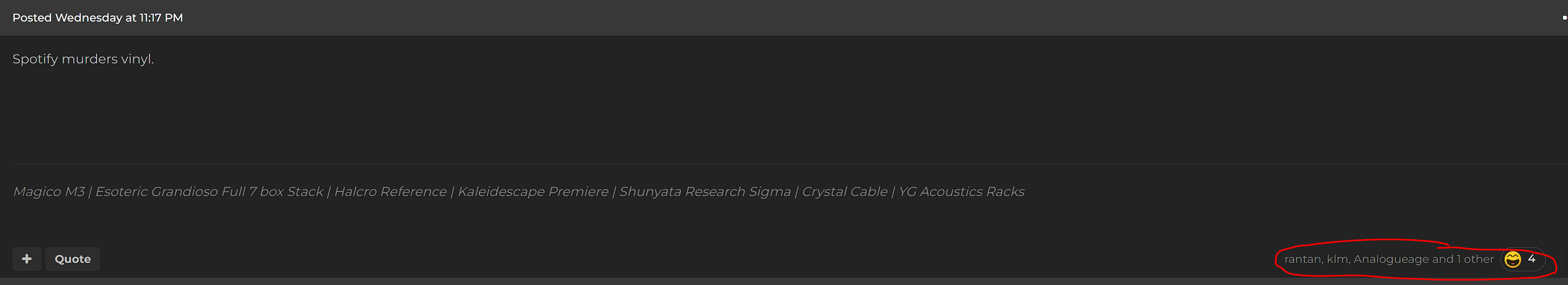 Vinyl vs streaming - Digital Sources, DACs, and Computer Audio - StereoNET