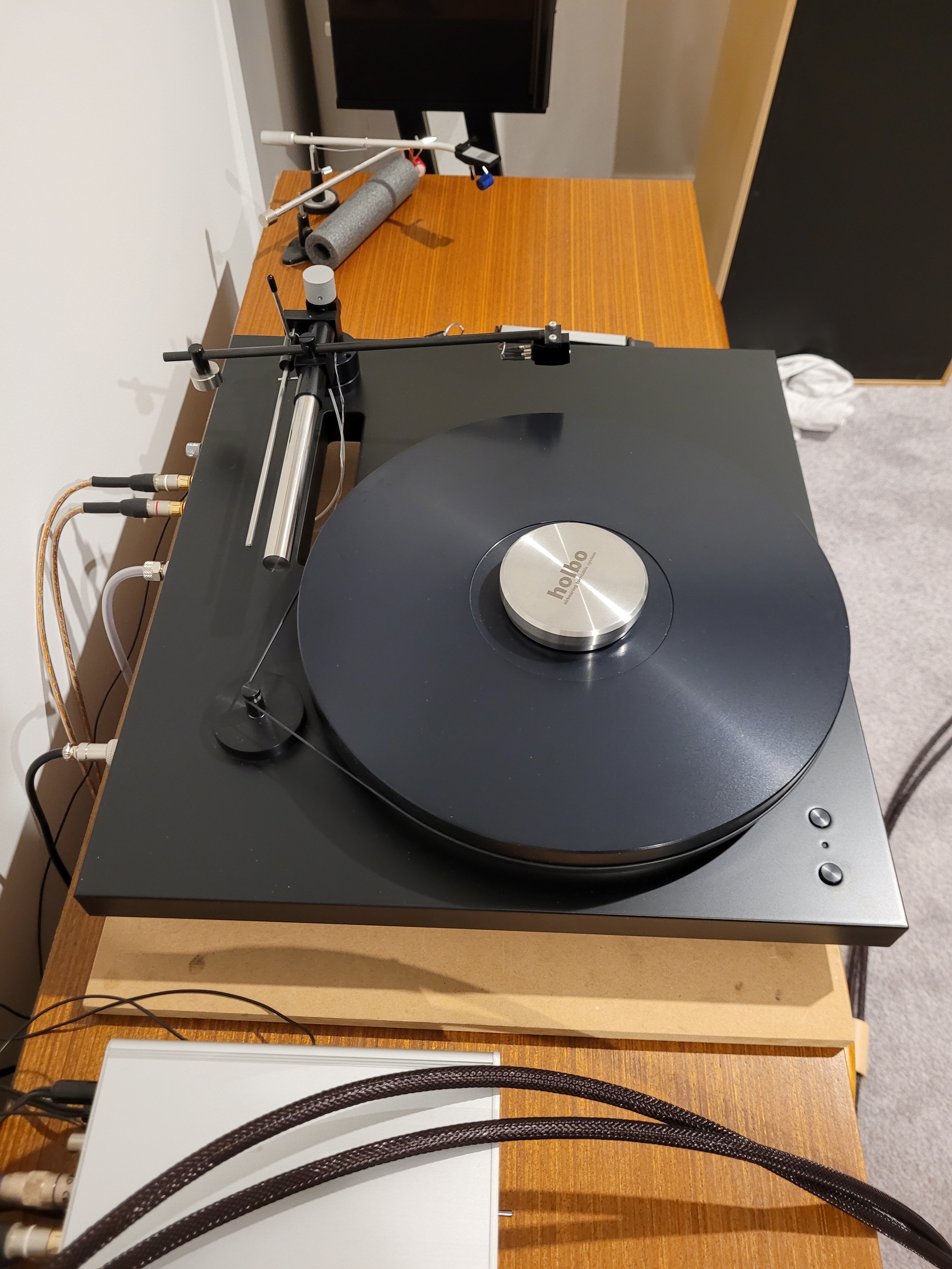 Holbo Air bearing turntable system Turntable and Tonearm Package ...
