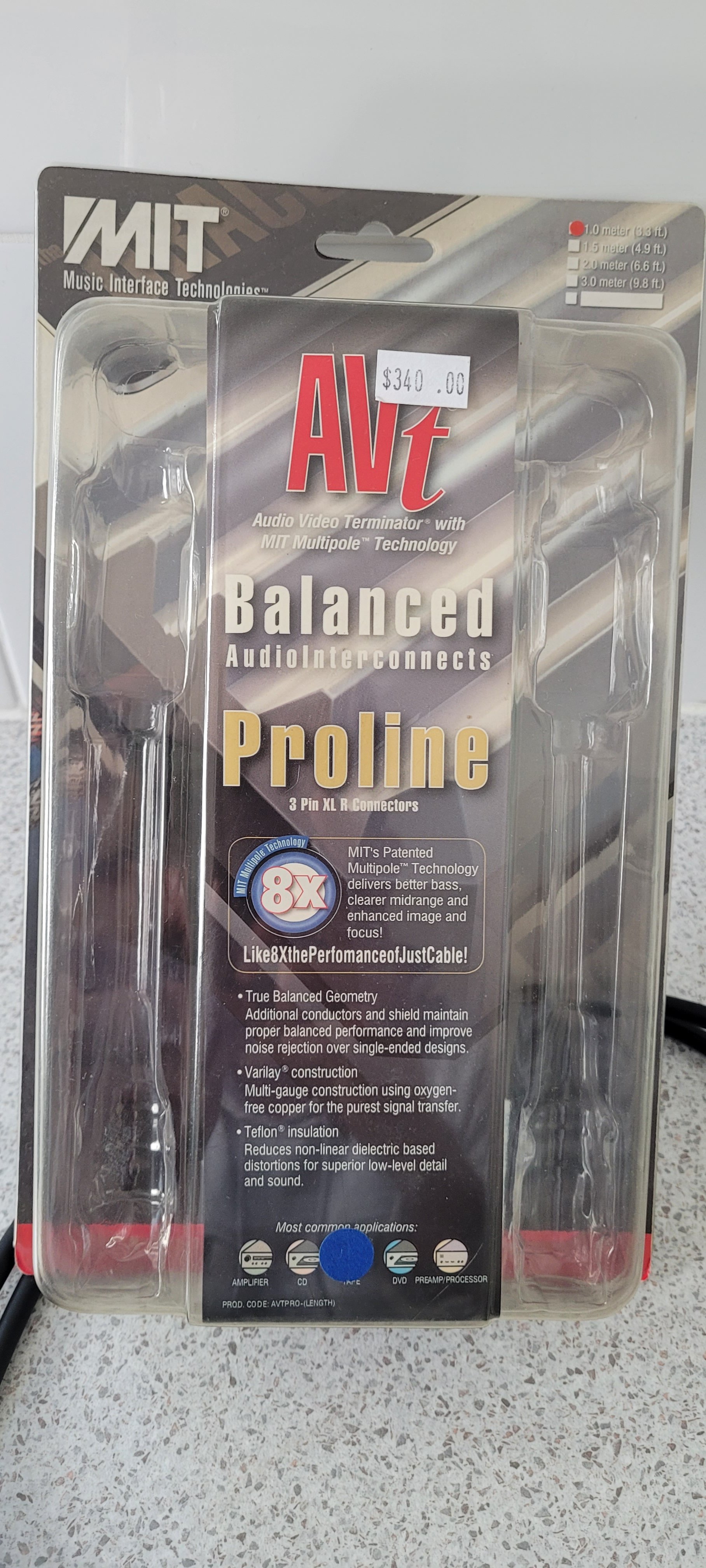 MIT AVT Proline 1MInterconnect Cables (XLR) - Interconnects - StereoNET