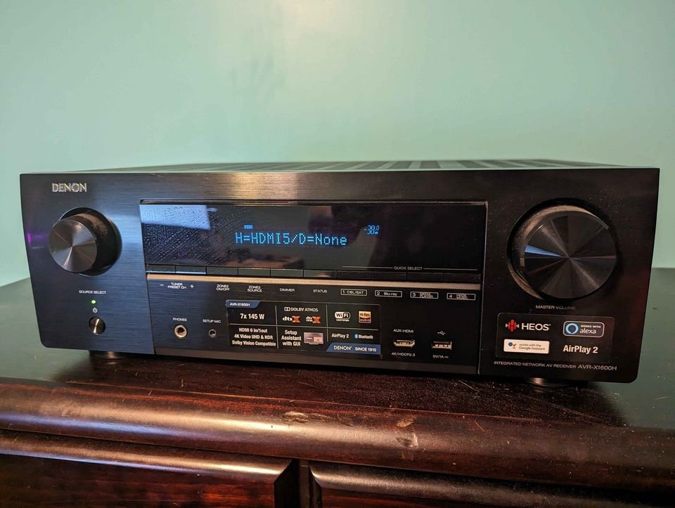 Denon AVR-X1600H AV Receiver |﻿ AV Receivers & Processors