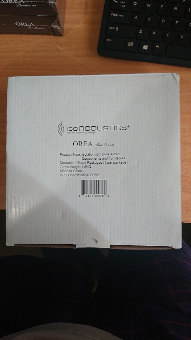 IsoAcoustics OREA Bordeaux Isolation Devices |﻿ Tweaks / Tuning