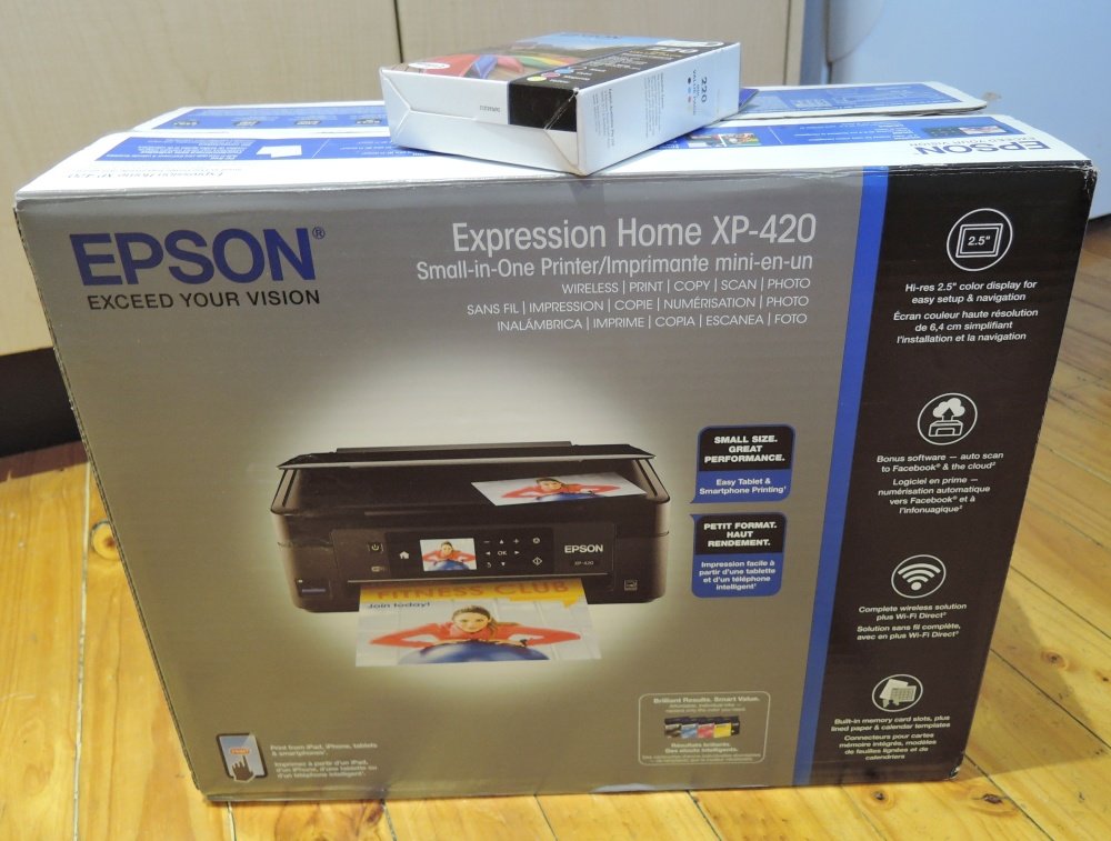 Epson Expression Home XP-420 wireless colour photo print/copy/scan ...