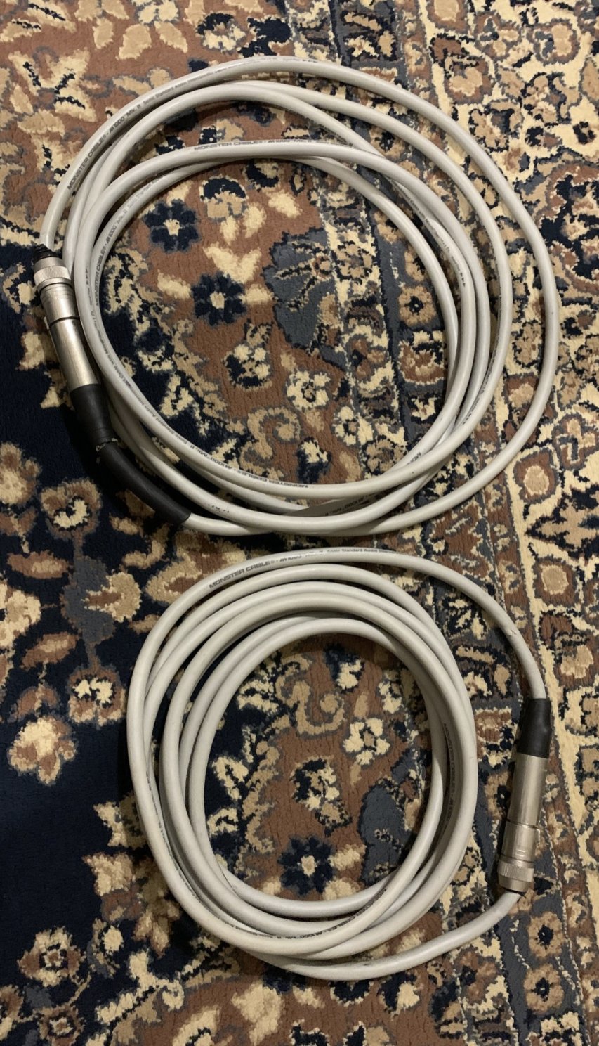 Monster Cable M1000 mk2 Interconnect Cables (XLR) - Interconnects ...