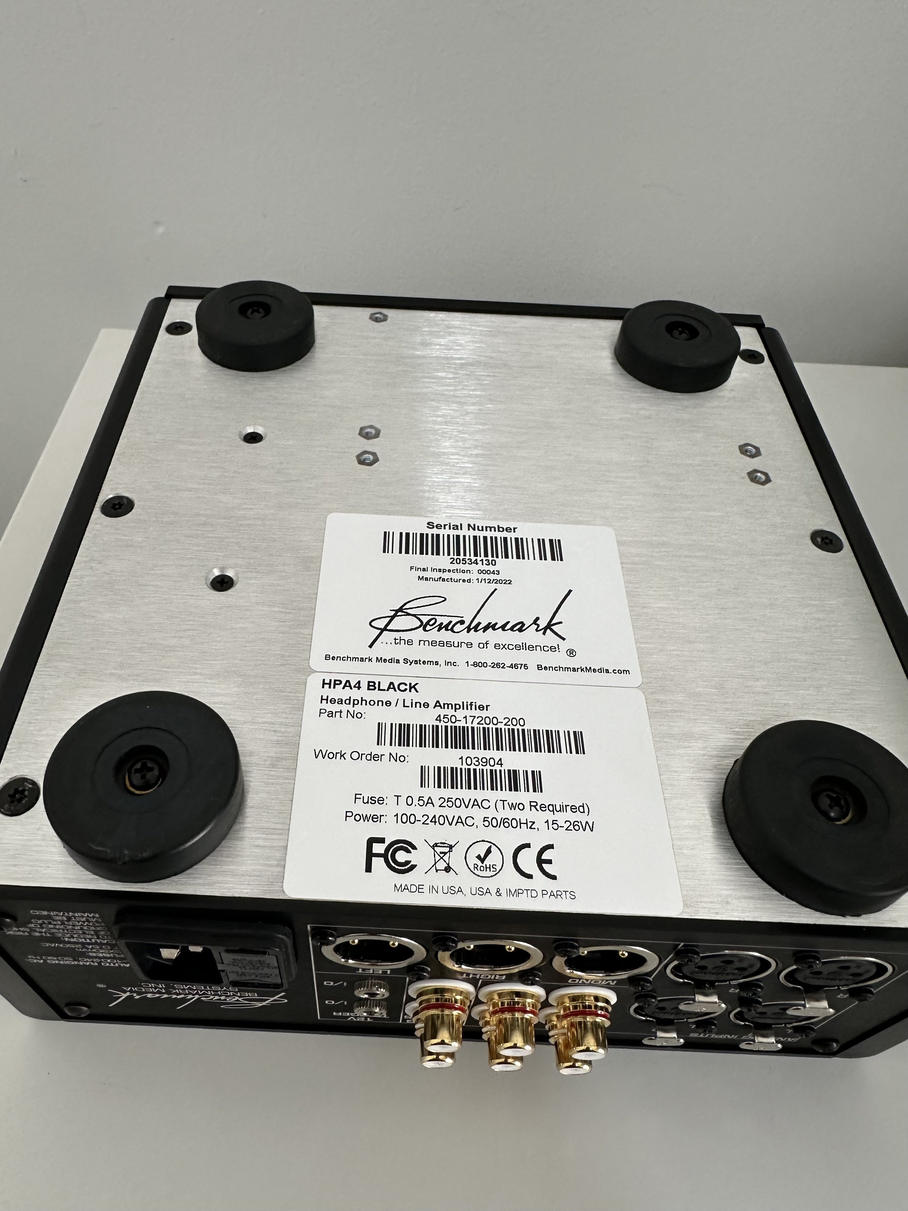Benchmark Media Systems HPA4 Pre Amplifier |﻿ Pre Amplifiers