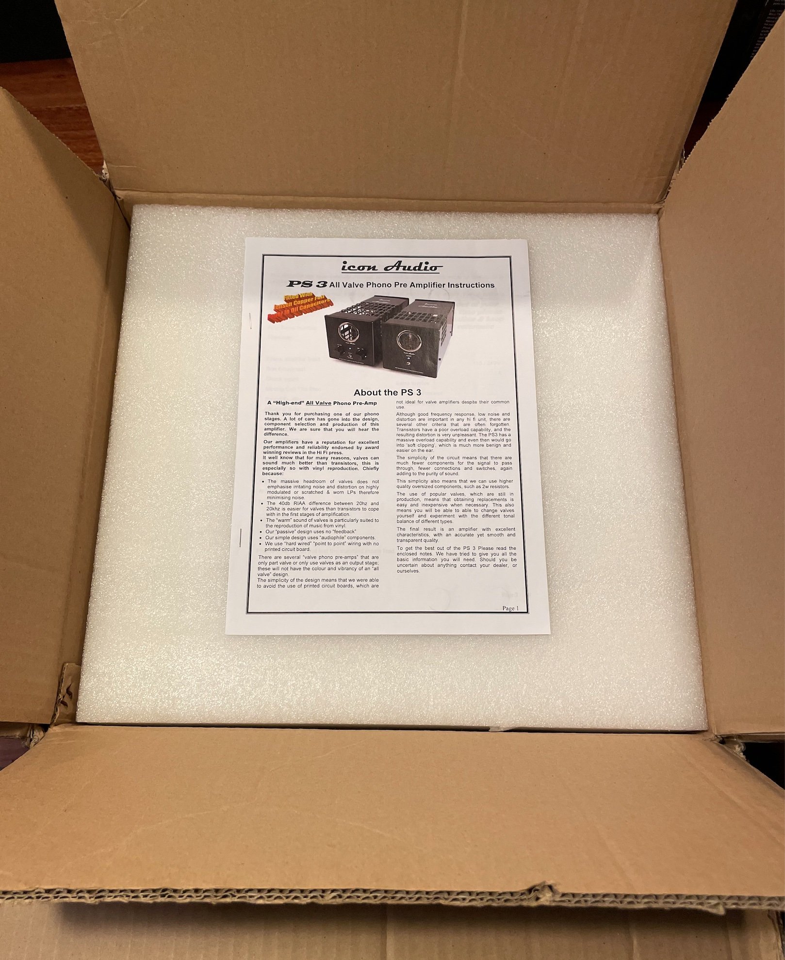 Icon Audio PS3 Mk1 Phono Preamplifier - Phono Amplifiers - StereoNET