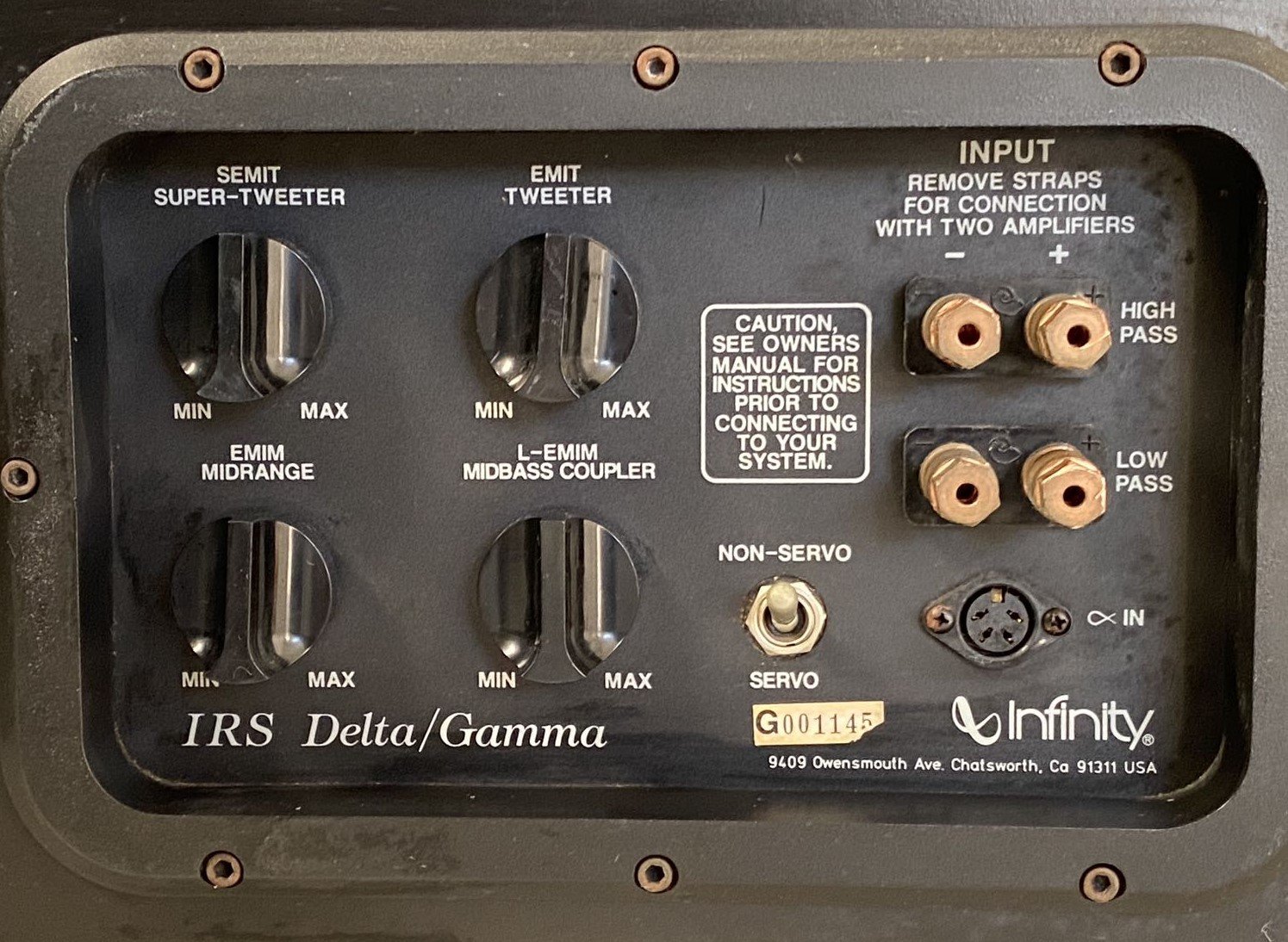 Infinity IRS DELTA/GAMMA Floorstanding Loudspeakers |﻿ Floorstanders