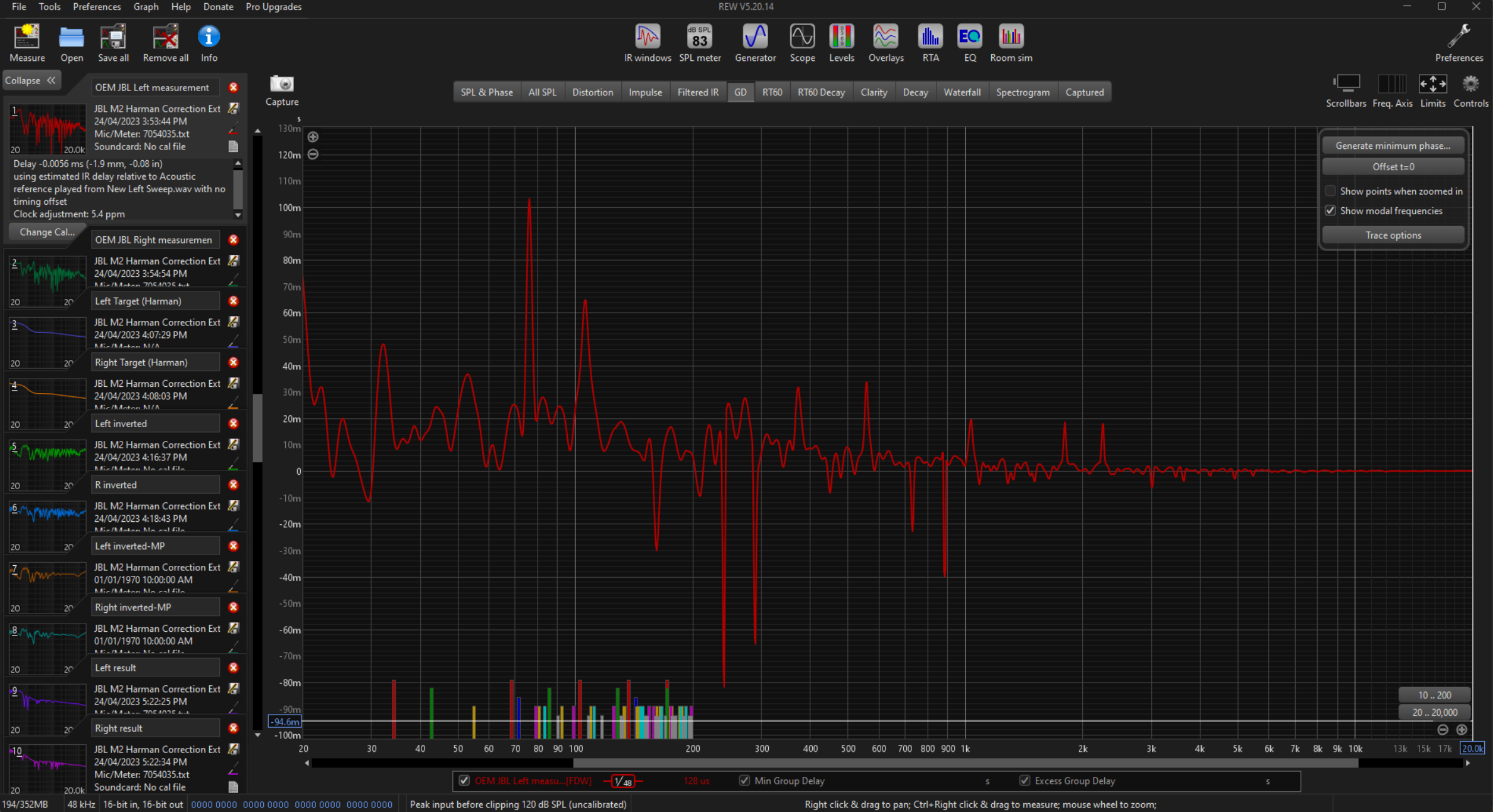 Understanding Phase plots in REW etc - Room Acoustics, Construction and ...