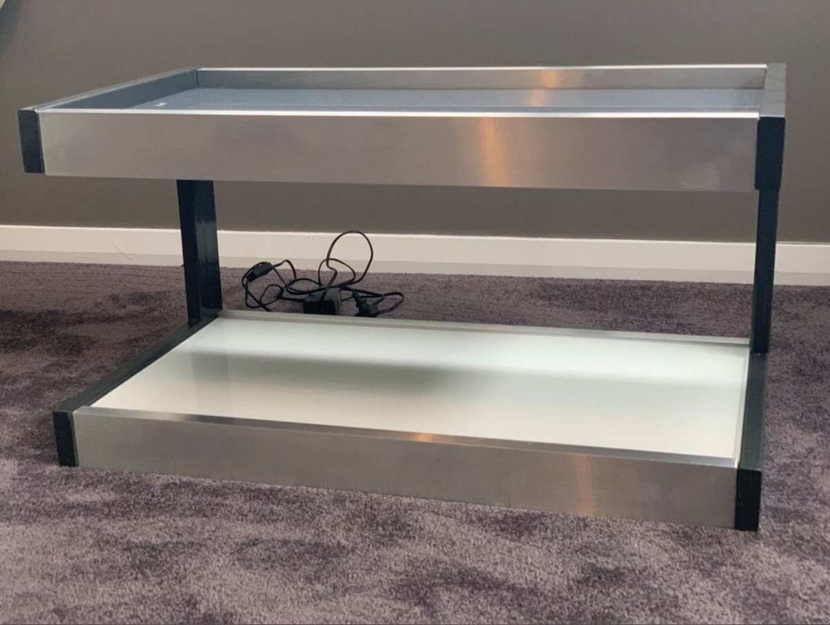 Nick Scali Cinema Table with Light Coffee Table |﻿ Racks & Cabinets