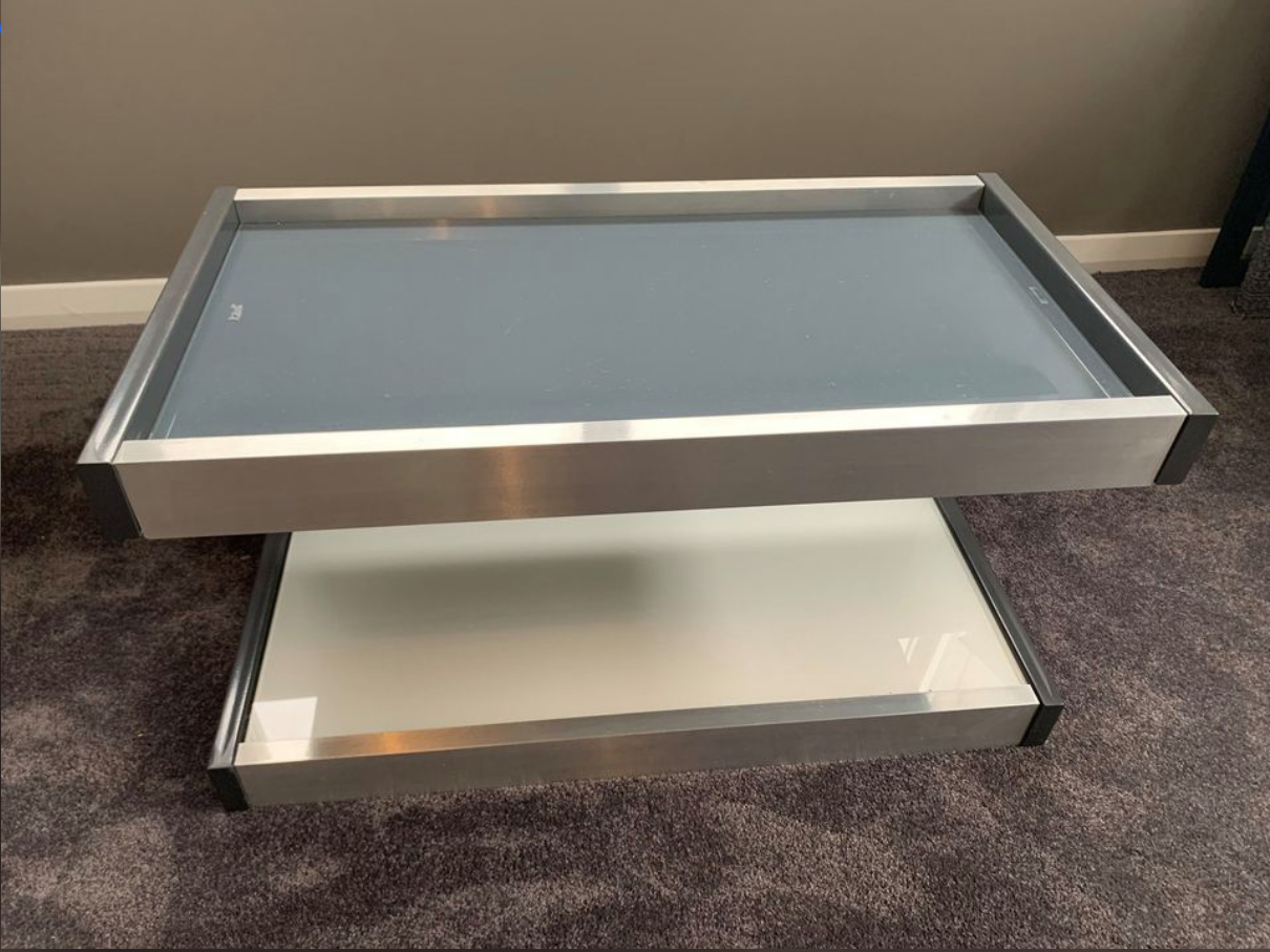 Nick Scali Cinema Table with Light Coffee Table |﻿ Racks & Cabinets