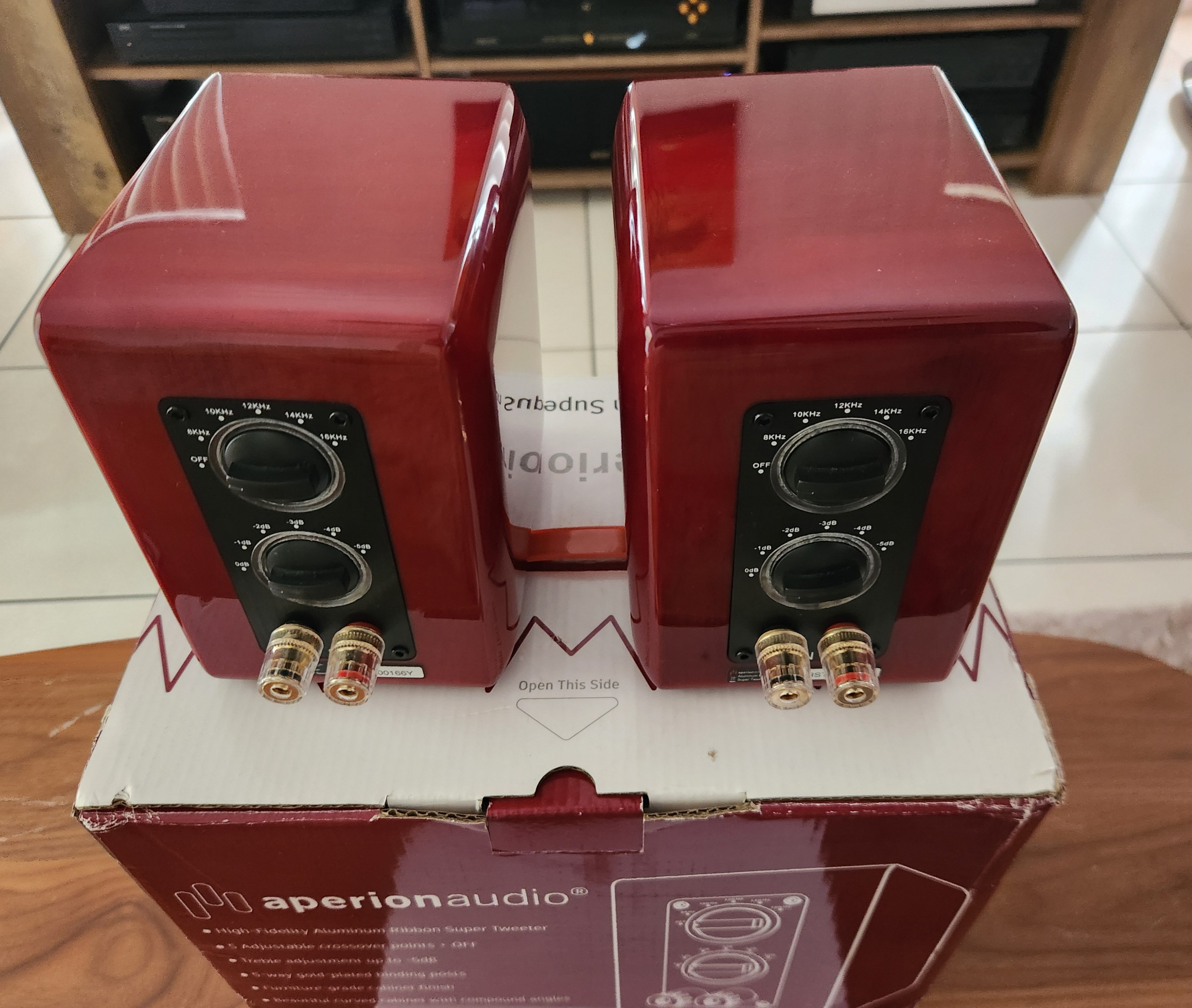 Aperion Audio Aluminum Ribbon Super Tweeters - Bookshelf & Small ...