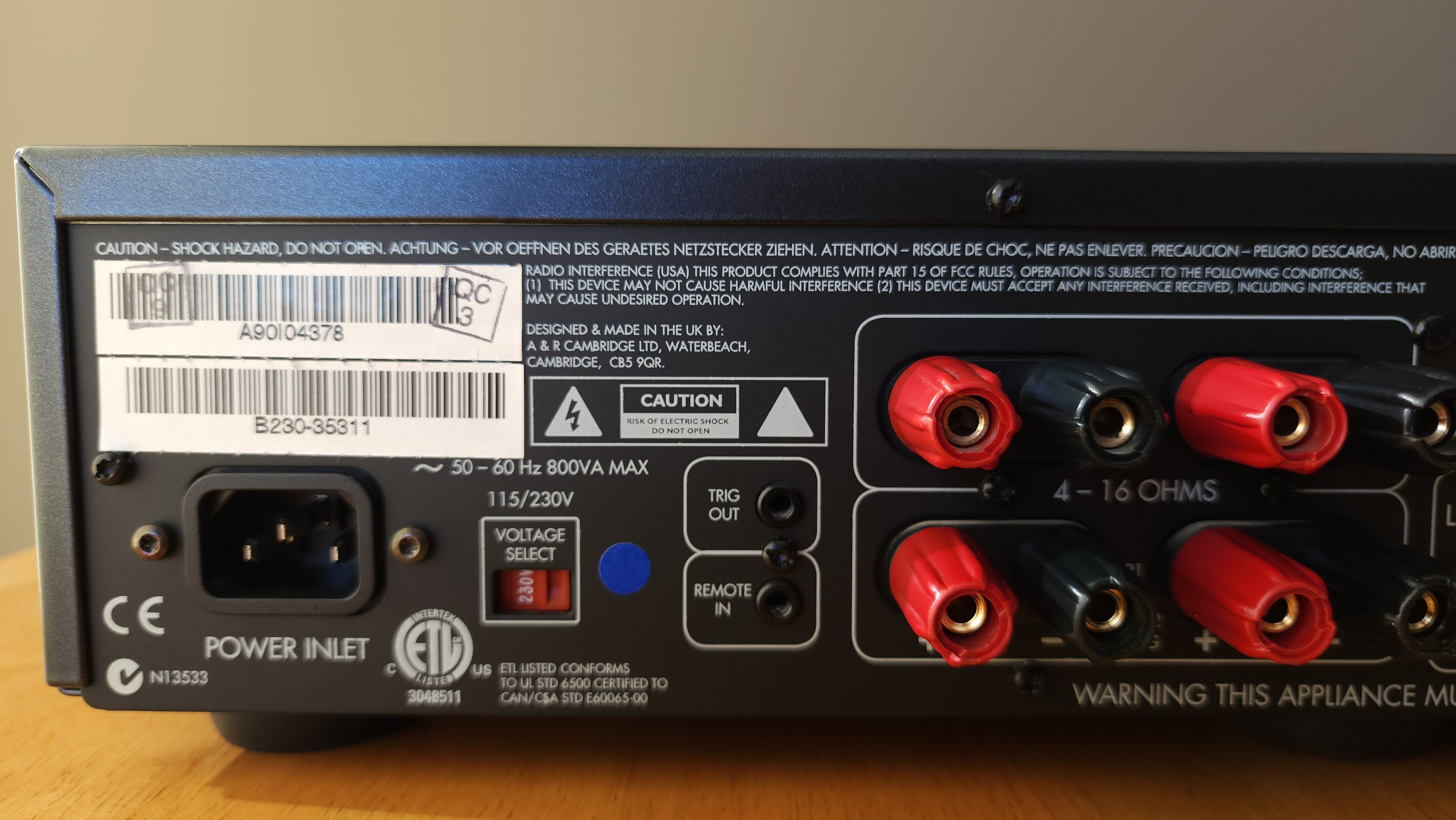 Arcam A90 Integrated Amplifier (Solid State) - Integrated Amplifiers ...