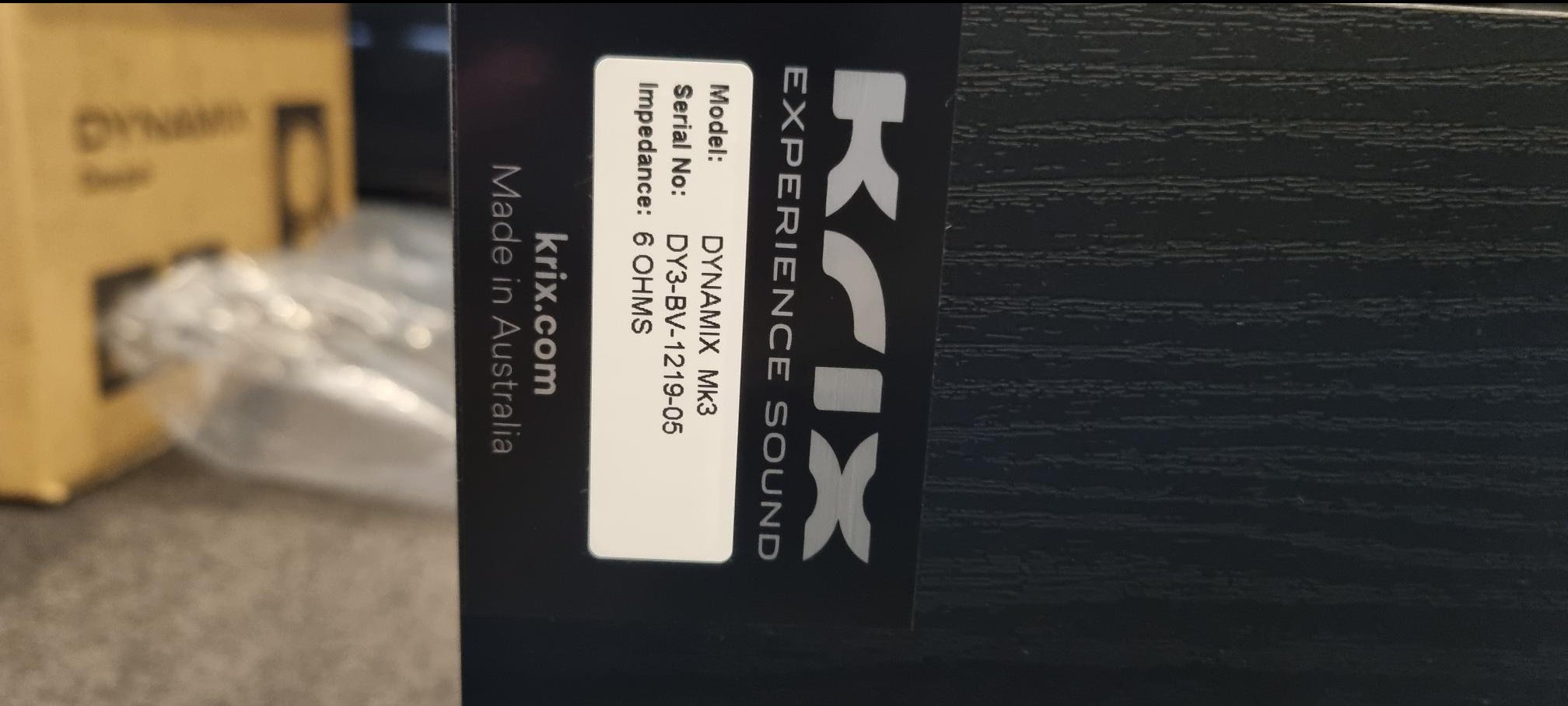 Krix Dynamix mk3 Surround Speakers - Installed / Surround / Dedicated ...