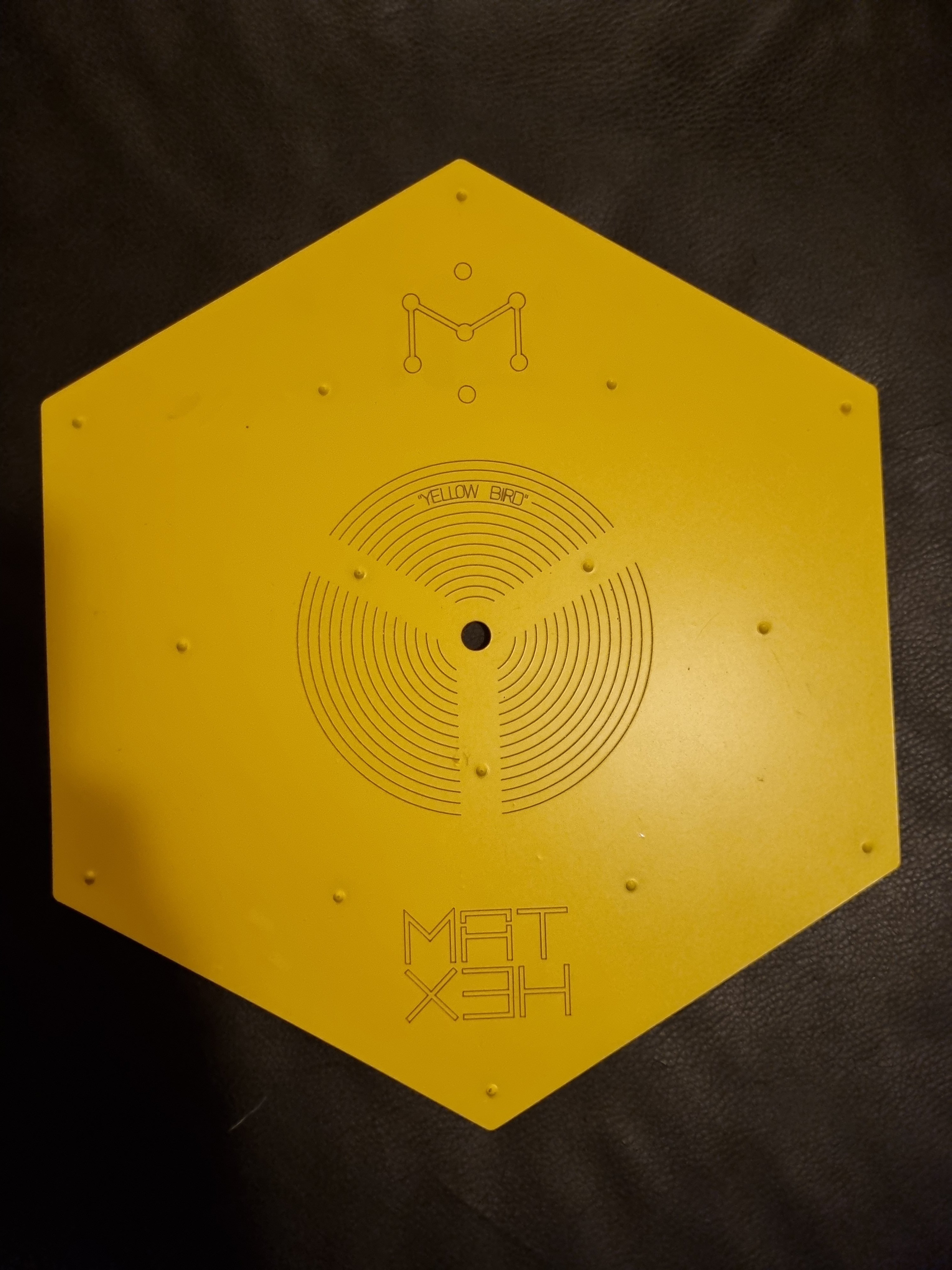 Hexmat Yellow Bird Turntable Mat - Analogue Accessories - StereoNET