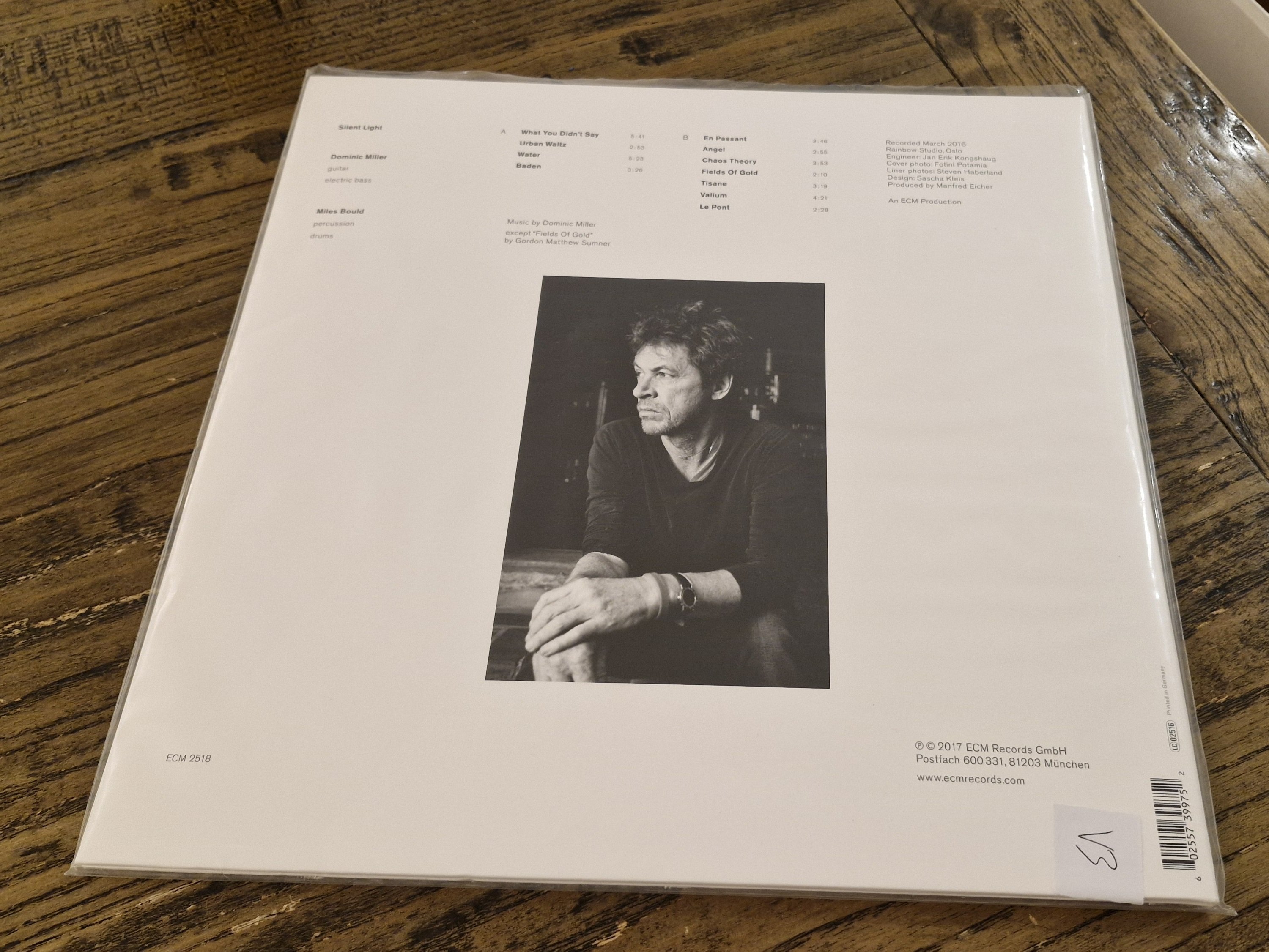 ECM Dominic Miller - Silent Light Vinyl Record (LP) - Vinyl Records ...
