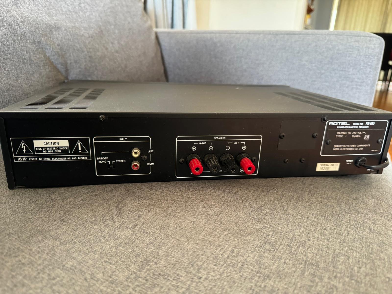 Rotel RB-850 Power Amplifier - Power Amplifiers - StereoNET