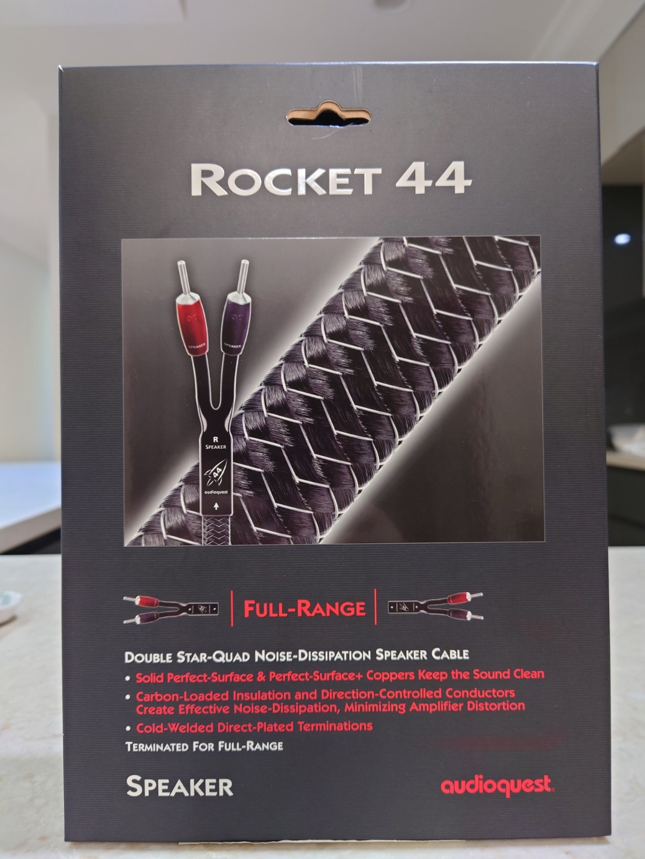 AudioQuest Rocket 44 3M Speaker Cables - Speaker Cables - StereoNET