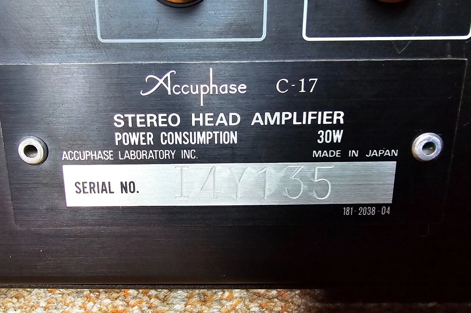 Accuphase C-17 Phono Preamplifier - Phono Amplifiers - StereoNET