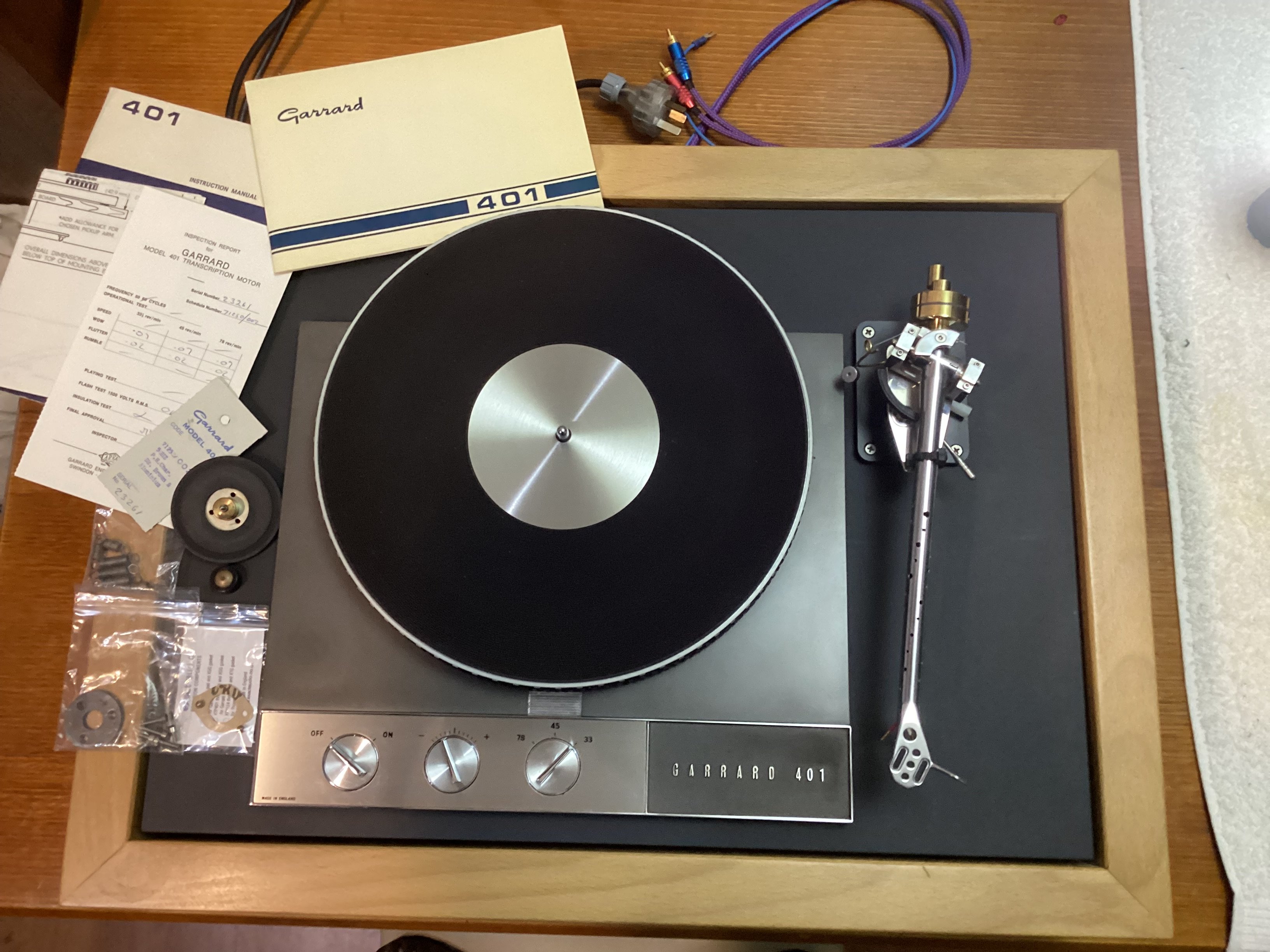 Garrard 401 Turntable and Tonearm Package - Turntables & Record Players ...