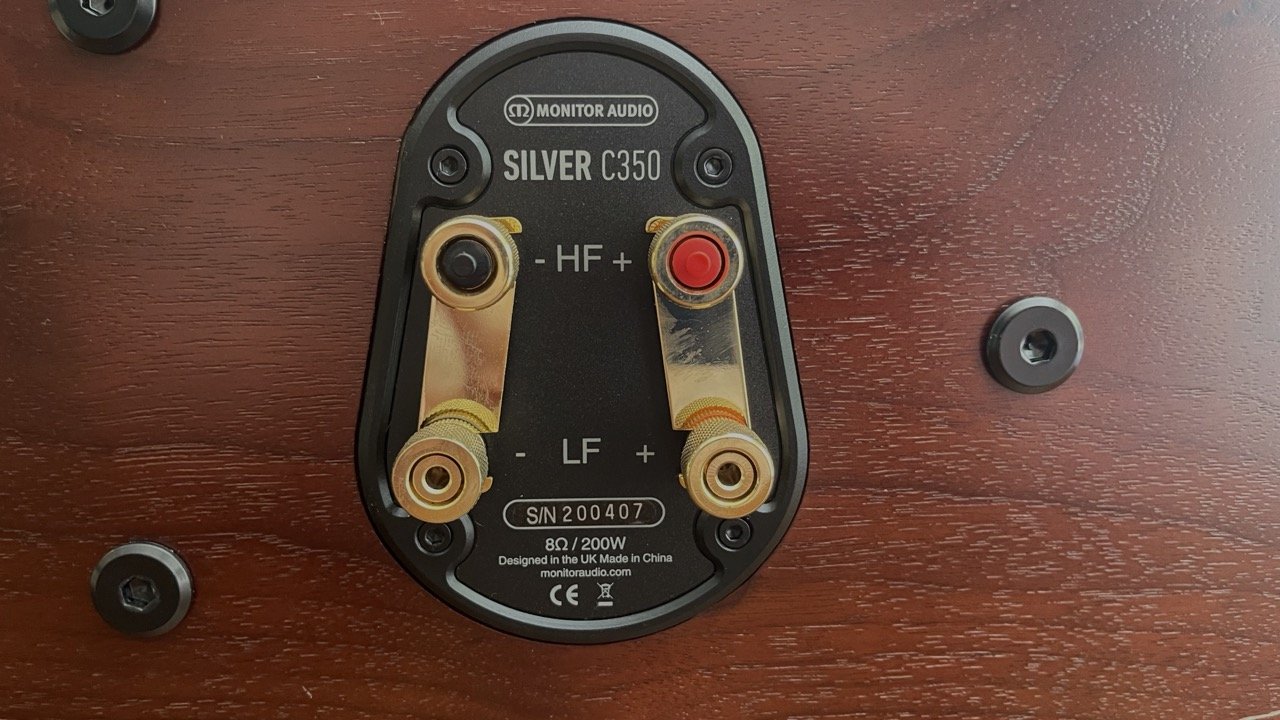 Monitor Audio Silver C350 in Rosenut Centre Speaker |﻿ Installed ...