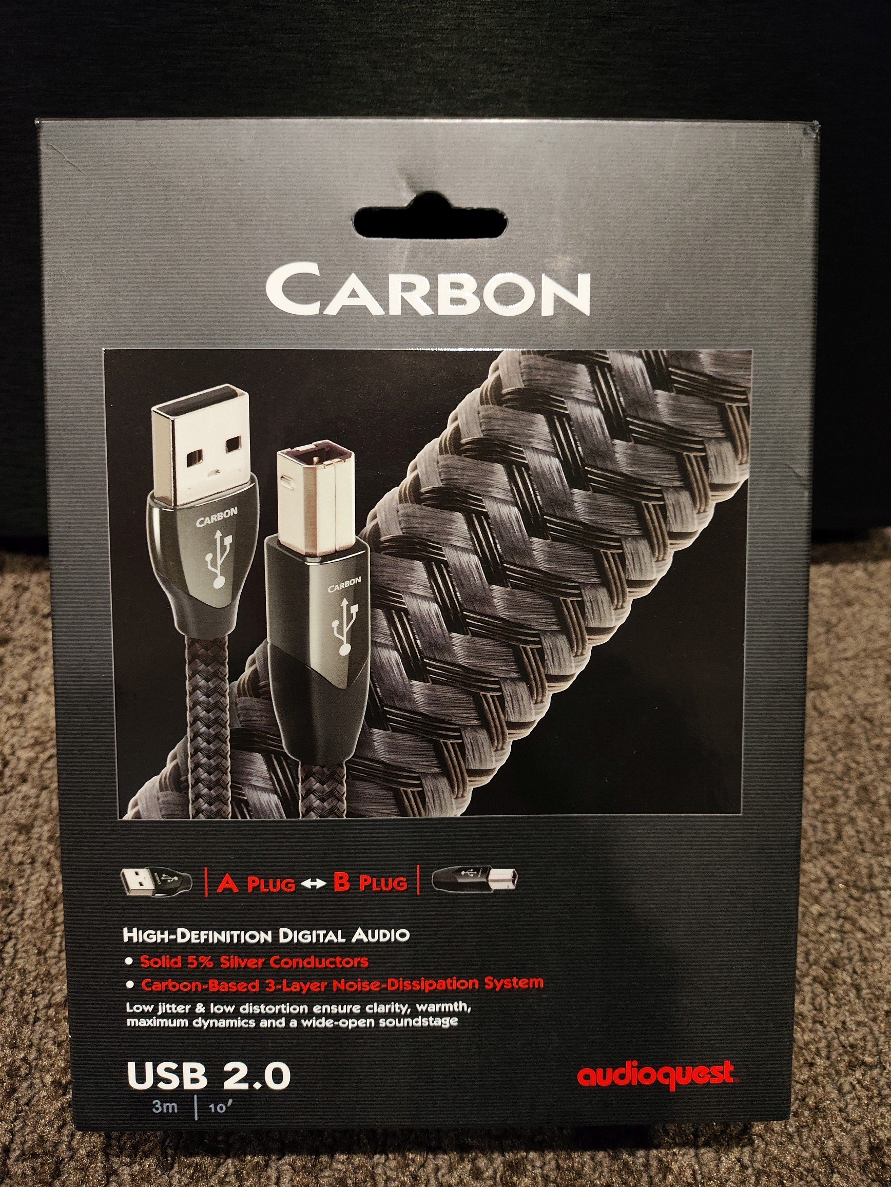 AudioQuest Carbon USB Cable - Digital Cables - StereoNET