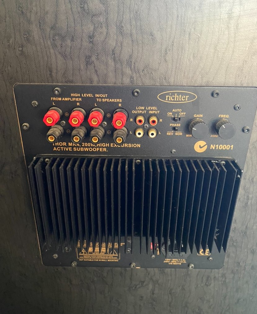 Richter Thor 4 Subwoofer (Active / Powered) |﻿ Subwoofers