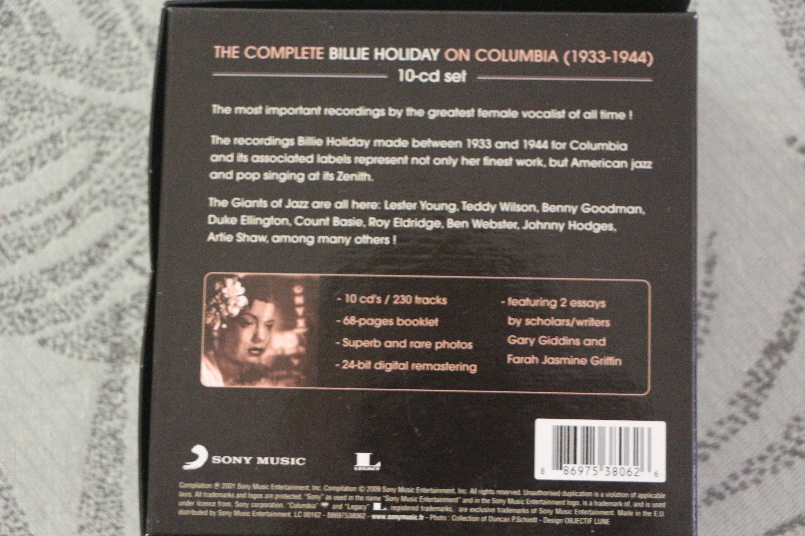 Billie Holiday-Lady Day Complete Columbia 10 CD Box Set |﻿ CD / SACD