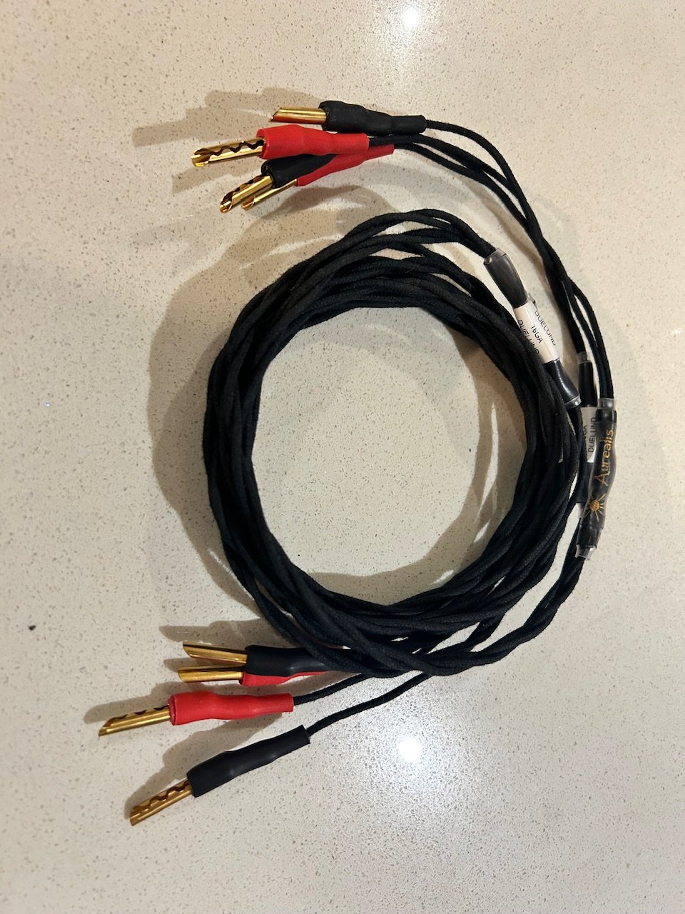 Aurealis Duelund 12GA 1.9m Speaker Cables |﻿ Speaker Cables