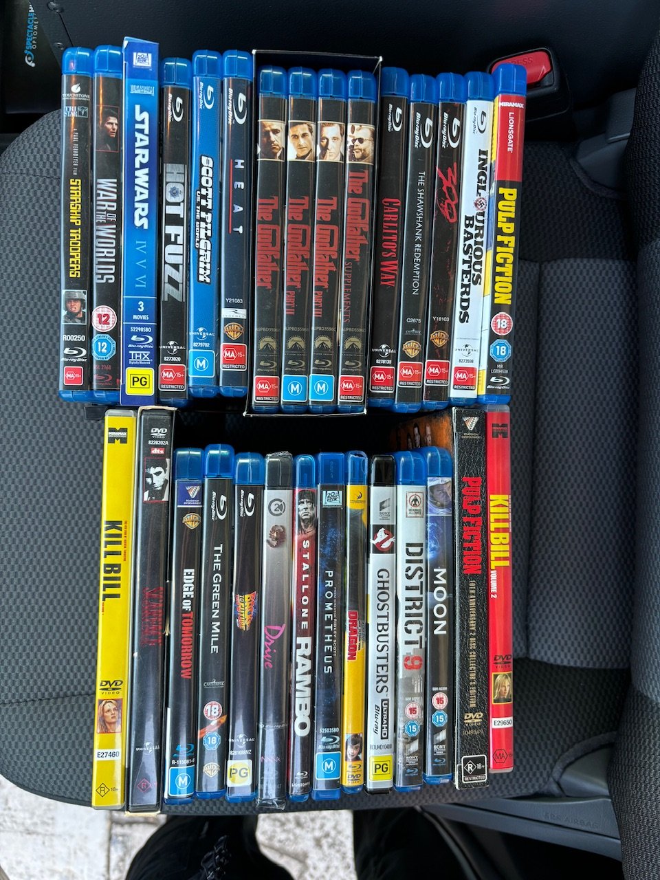 Bluray & DVD bundle - well known & wide ranging. As new condition. Blu ...