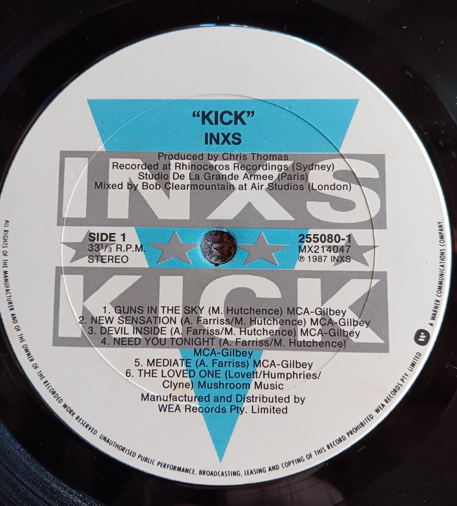 INXS- KICK Limited Edition Album. Postage included Vinyl Record (LP ...