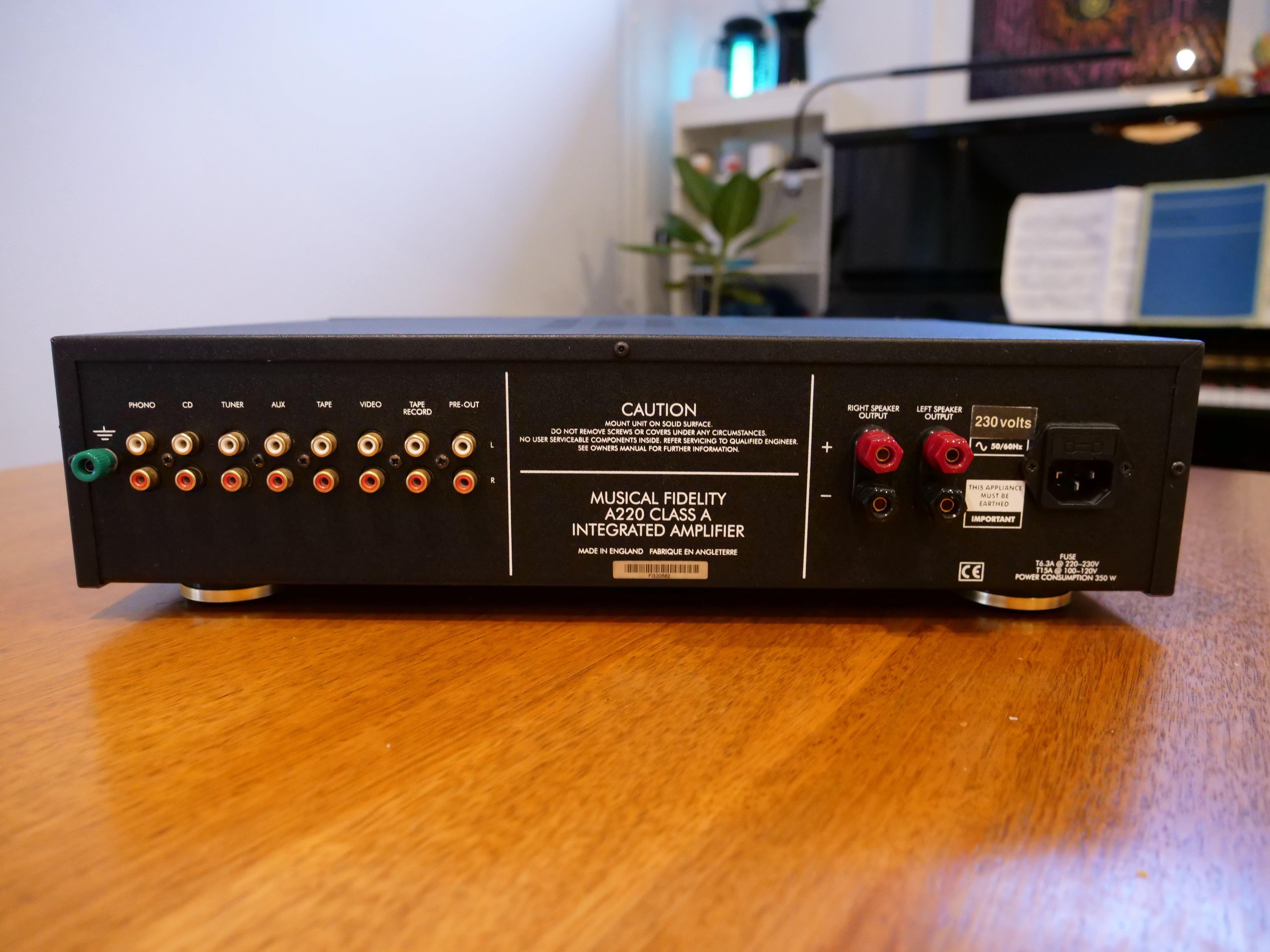 Musical Fidelity A220 Class A Integrated Amplifier (Solid State ...