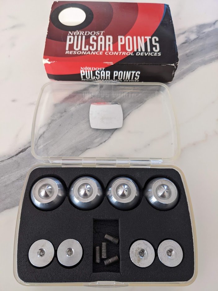 Nordost Pulsar Points (a set of 4) Isolation Footers - Tweaks / Tuning - StereoNET