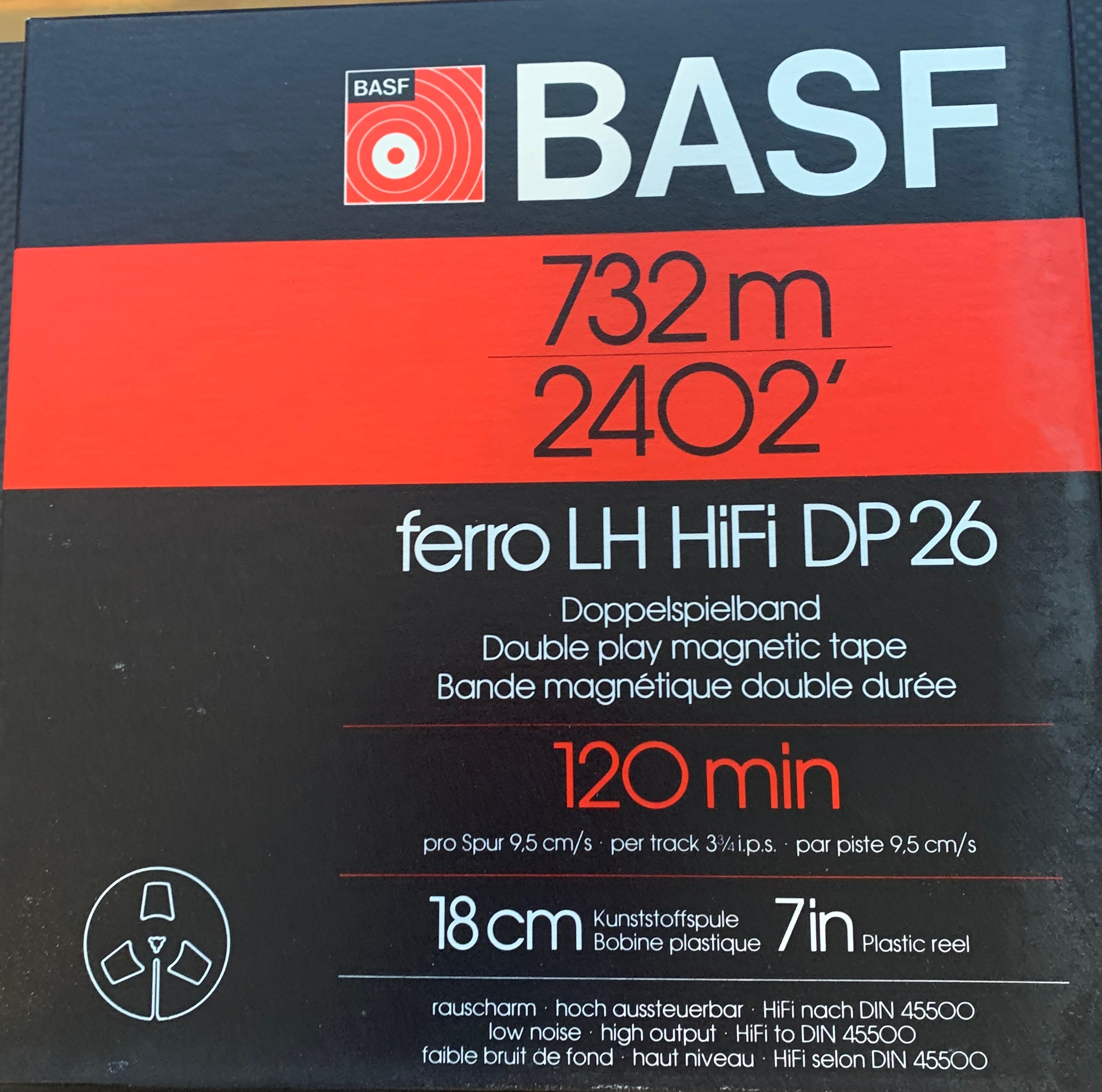 BASF Double Play Magnetic Tape - Cassette and Reel to Reel - StereoNET