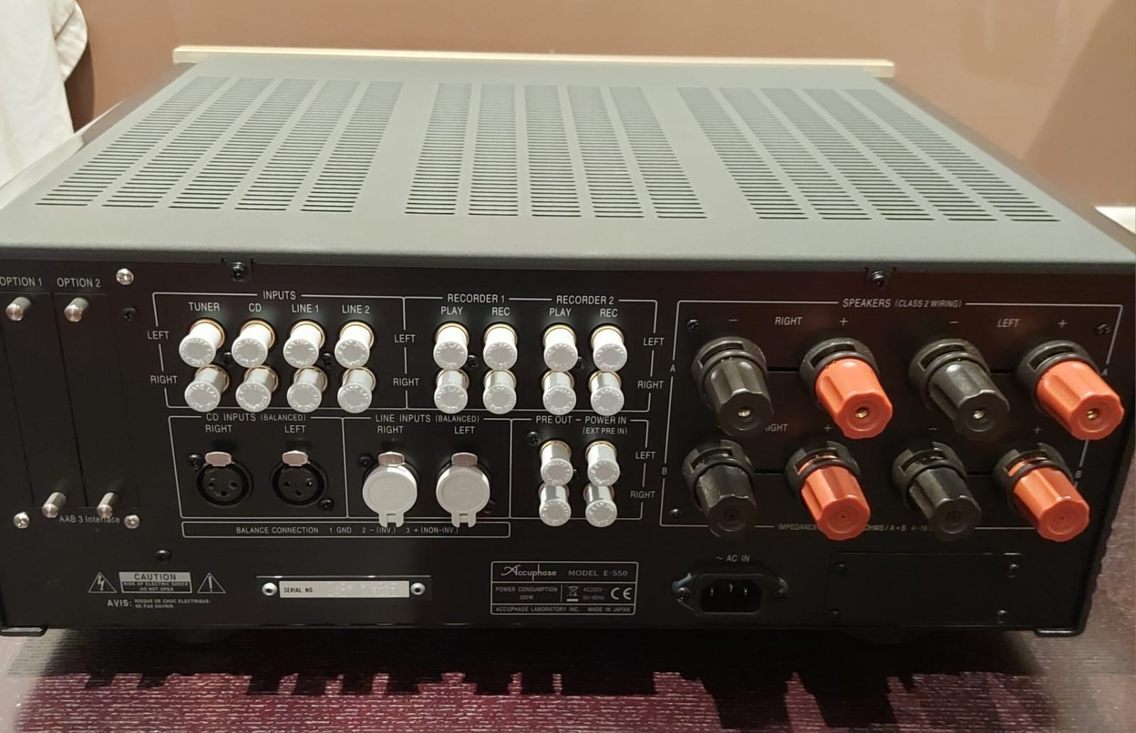 Accuphase E550 Integrated Amplifier (Solid State) - Integrated ...