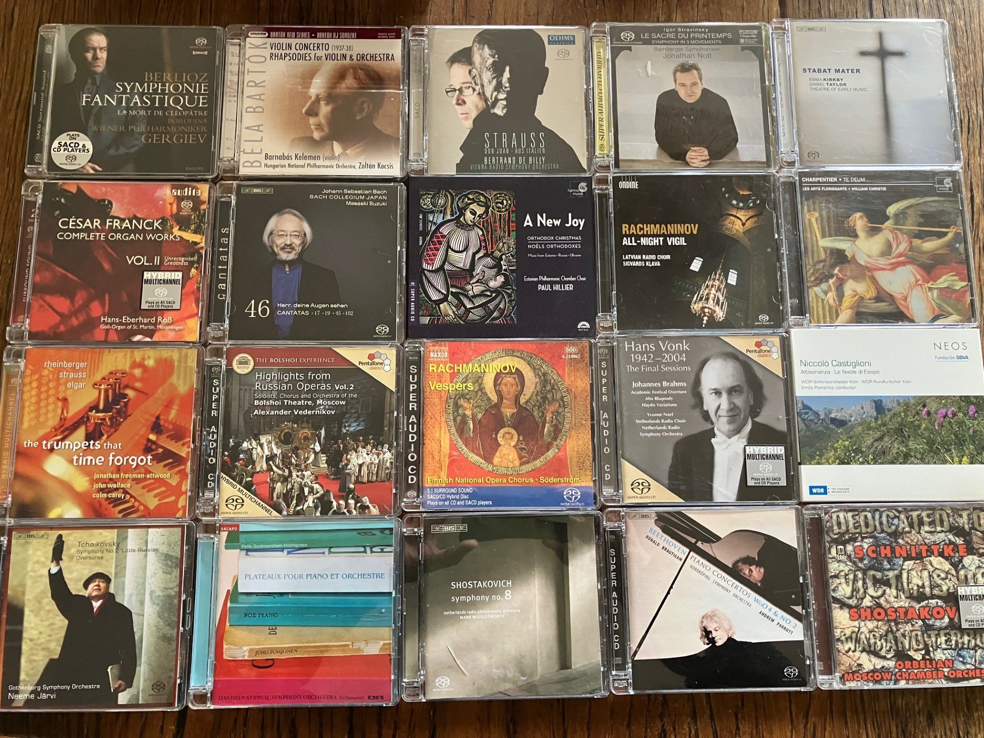 SACD Classical lot 1. SACD - CD / SACD - StereoNET
