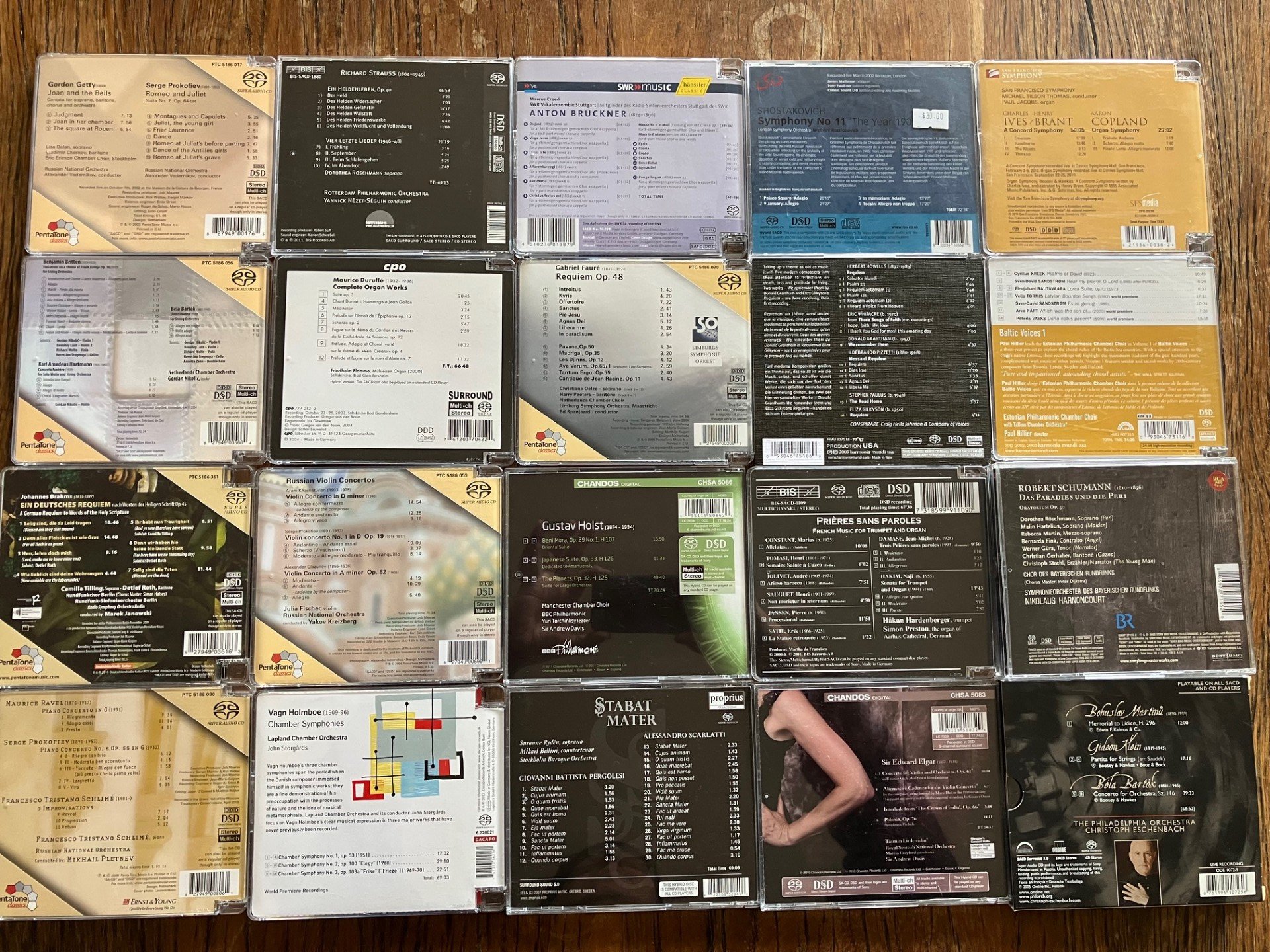 SACD Classical lot 2. SACD - CD / SACD - StereoNET