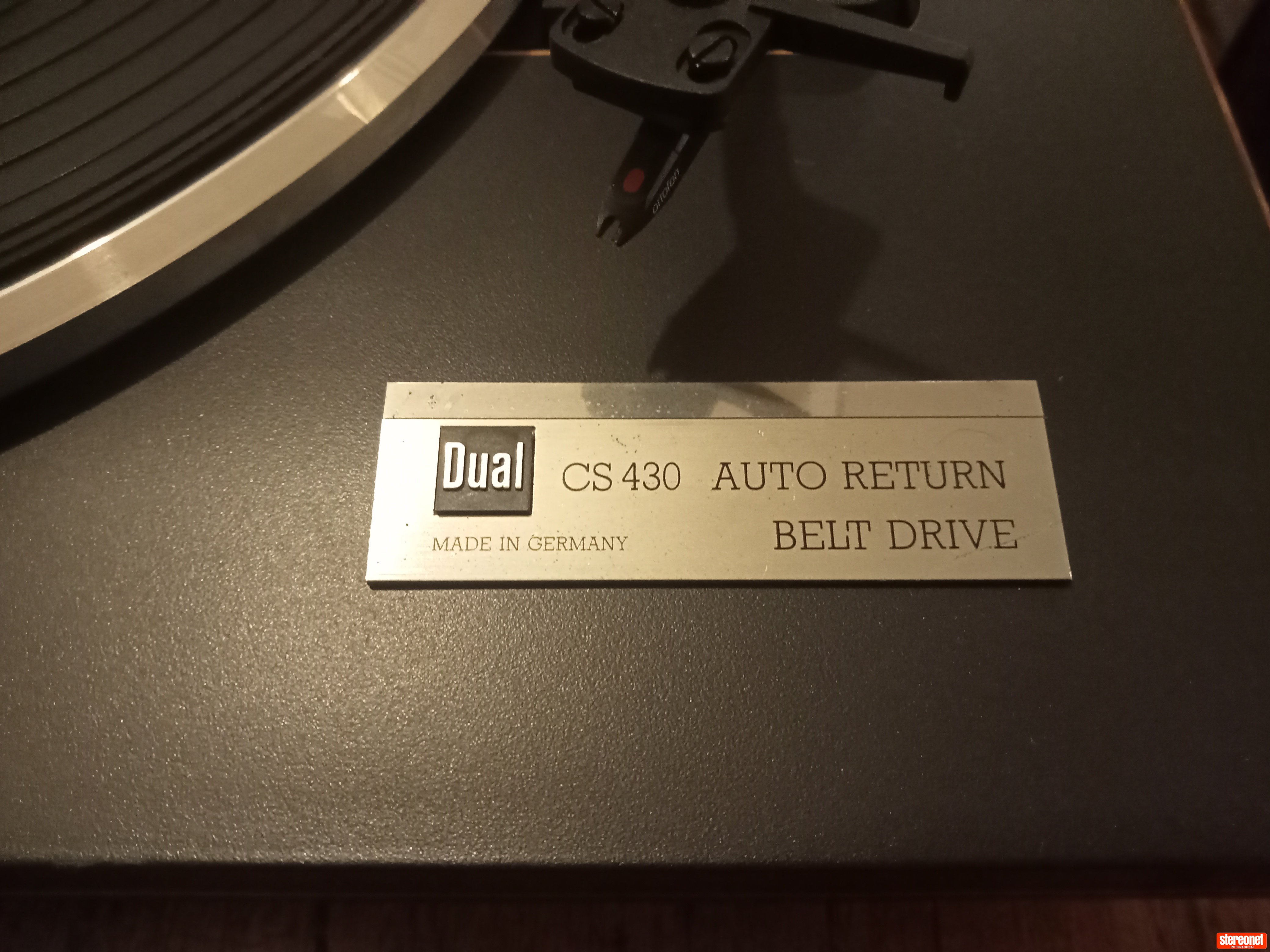 Dual CS 430 Turntable - Turntables & Record Players - StereoNET