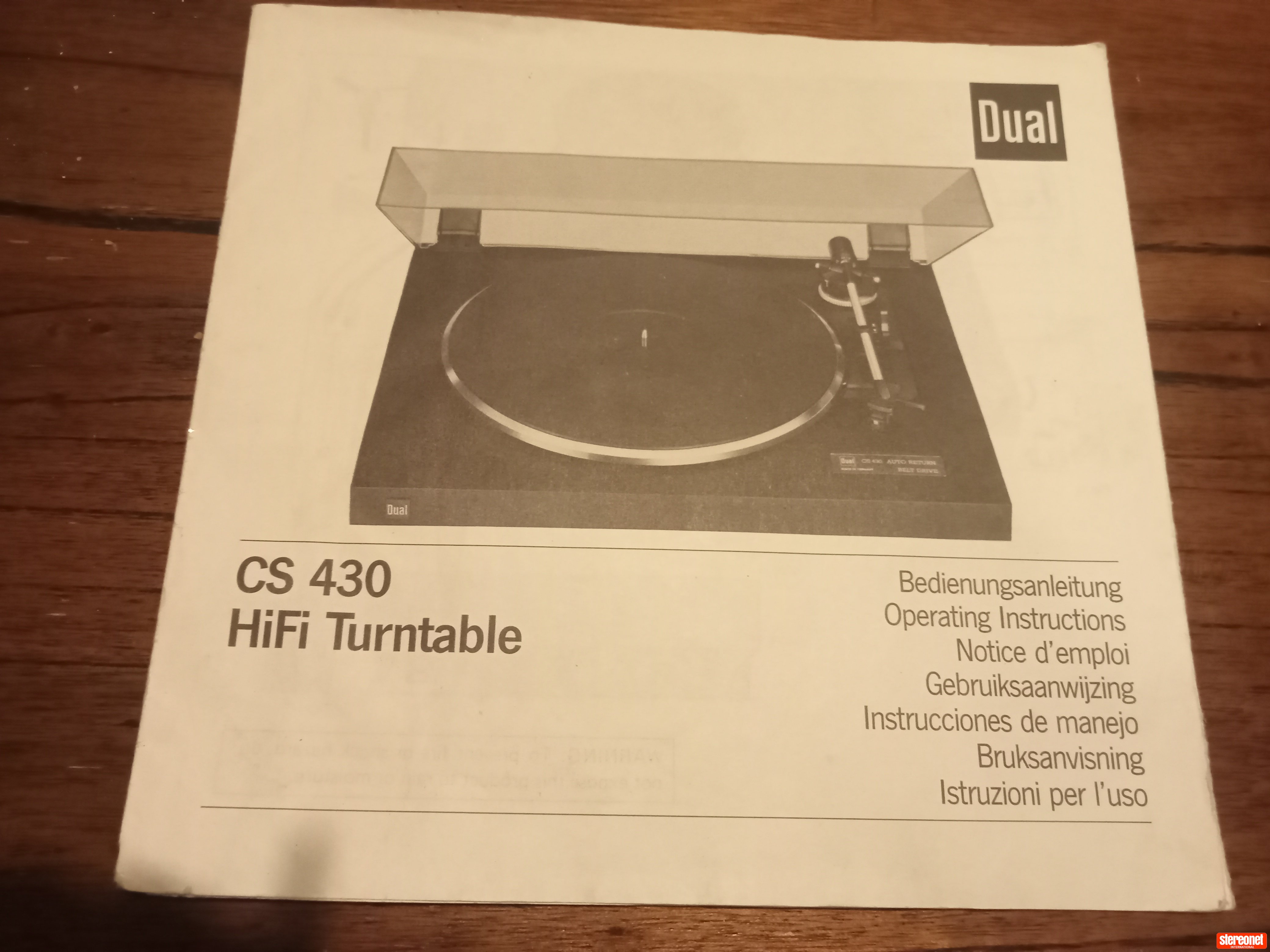 Dual CS 430 Turntable - Turntables & Record Players - StereoNET