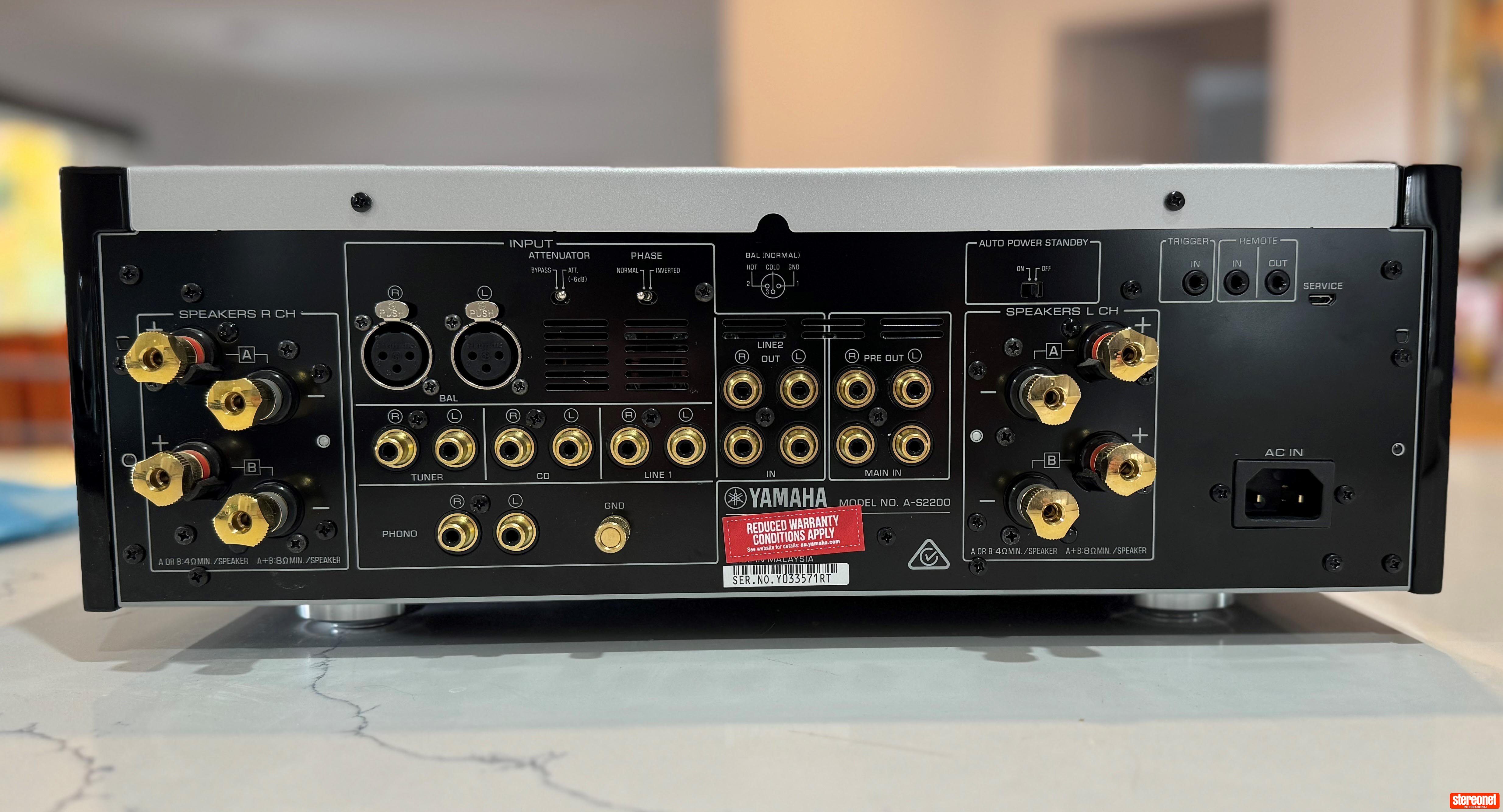 Yamaha A-S2200 Integrated Amplifier - Integrated Amplifiers - StereoNET