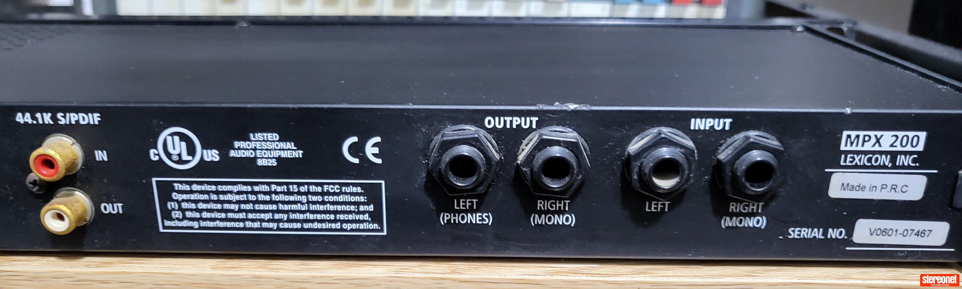 Lexicon MPX-200 Digital Processor |﻿ Pro Audio / Studio Gear