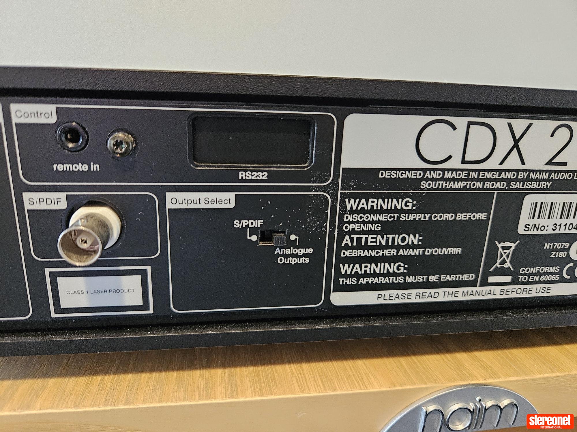 Naim Audio CDX2 with digital out CD Player - CD/SACD Players ...