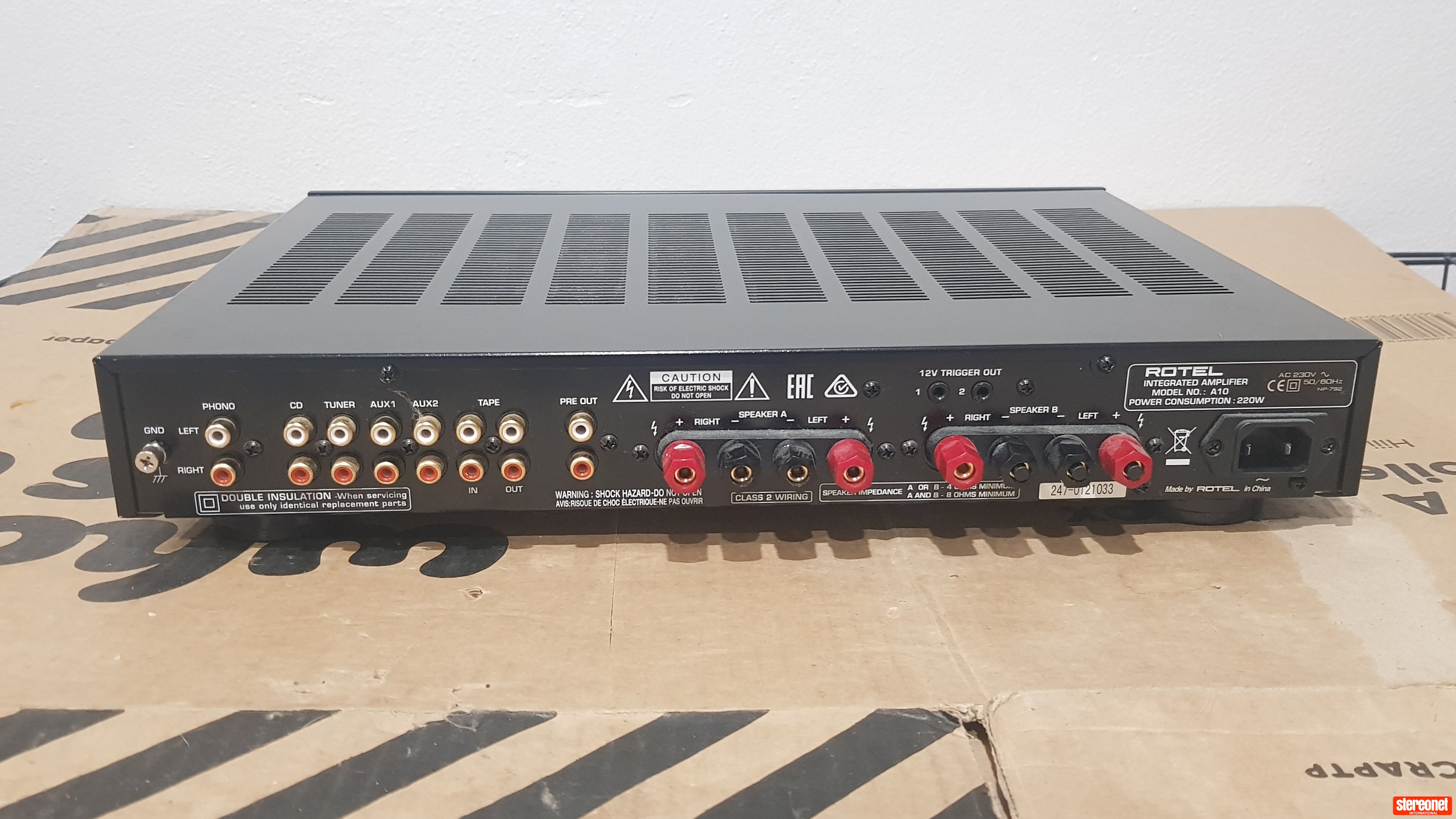 Rotel A10 Integrated Amplifier - Integrated Amplifiers - StereoNET