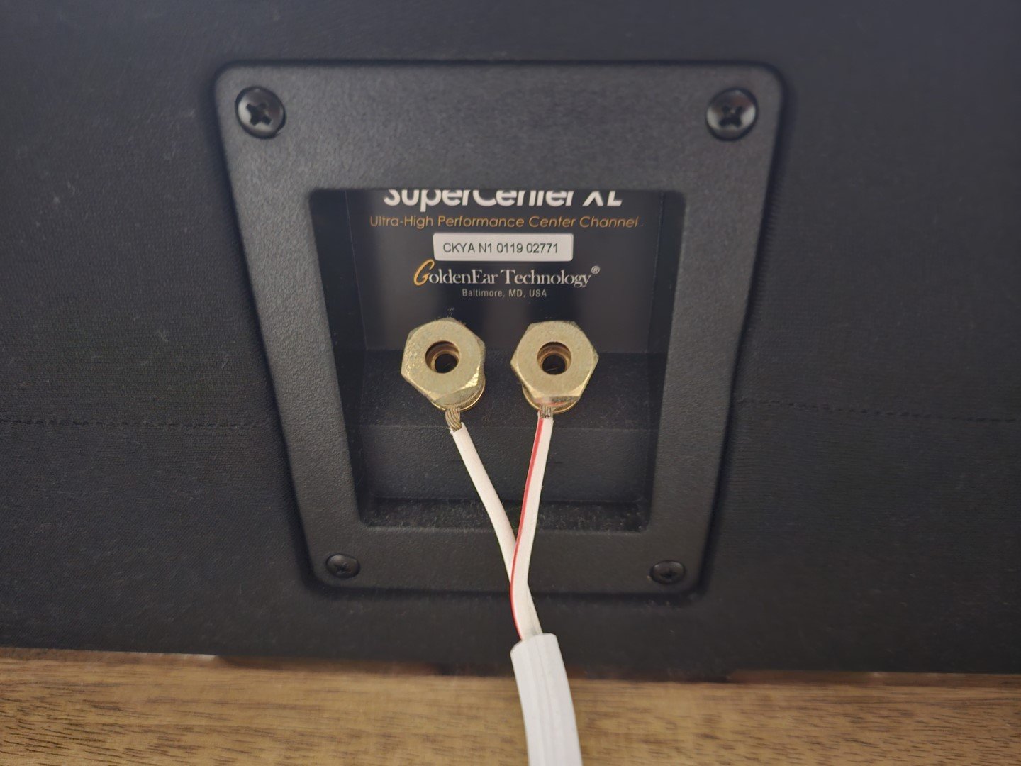 GoldenEar Technology SuperCentre XL Centre Speaker - Installed ...