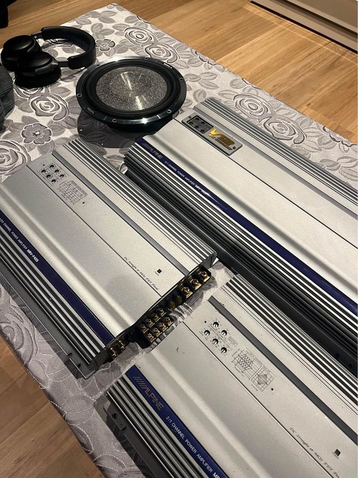 Alpine V12 - Complete Amplification System Car Amplifier - Car Audio ...