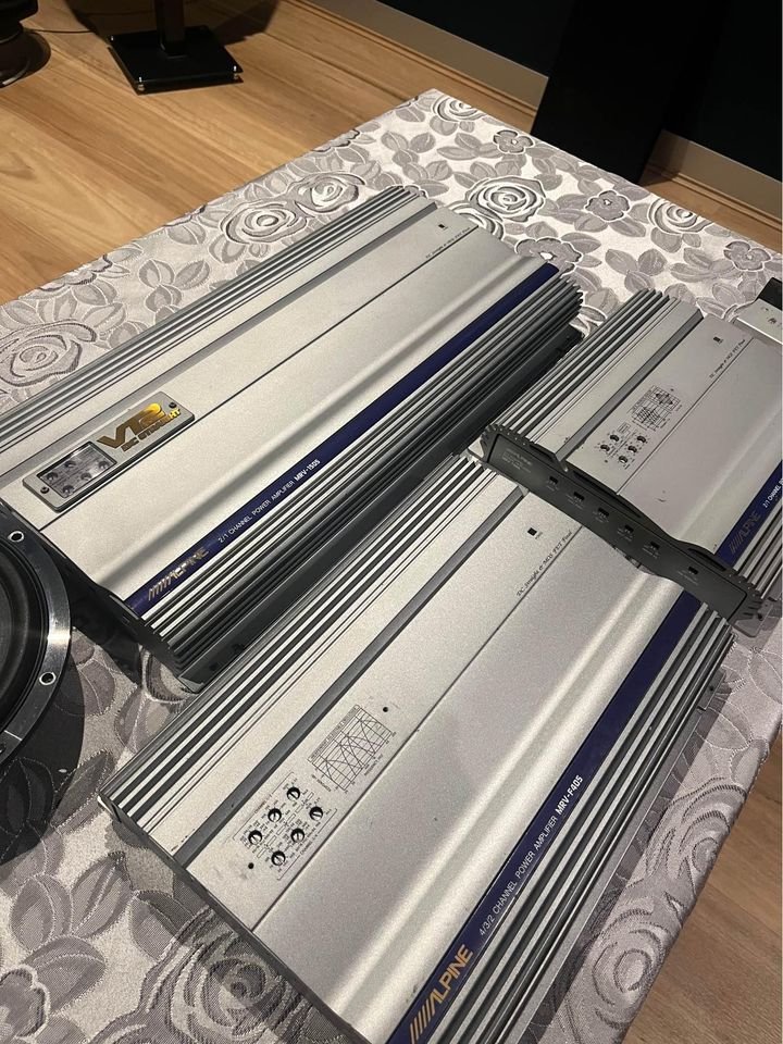Alpine V12 - Complete Amplification System Car Amplifier - Car Audio ...