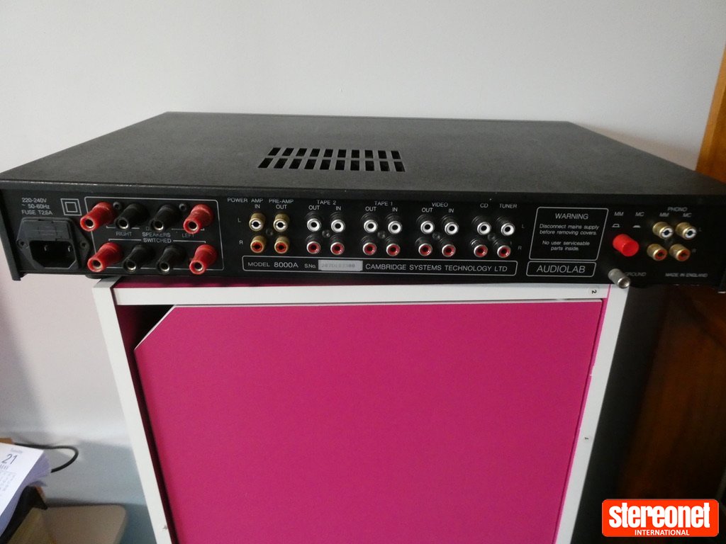 Audiolab 8000A Integrated Amplifier - Integrated Amplifiers - StereoNET