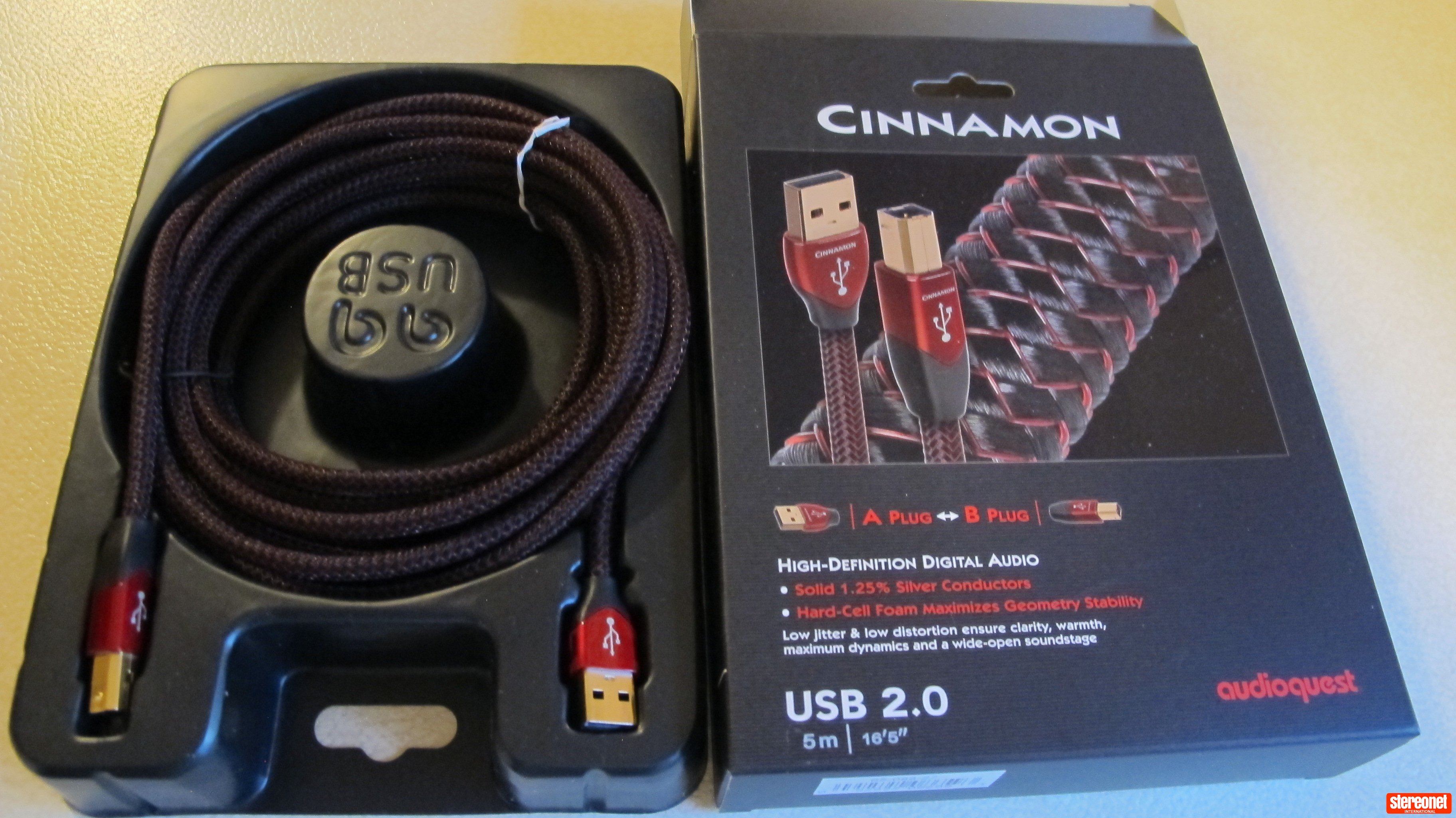 AudioQuest cinnamon 5 mtrs USB Cable - Digital Cables - StereoNET