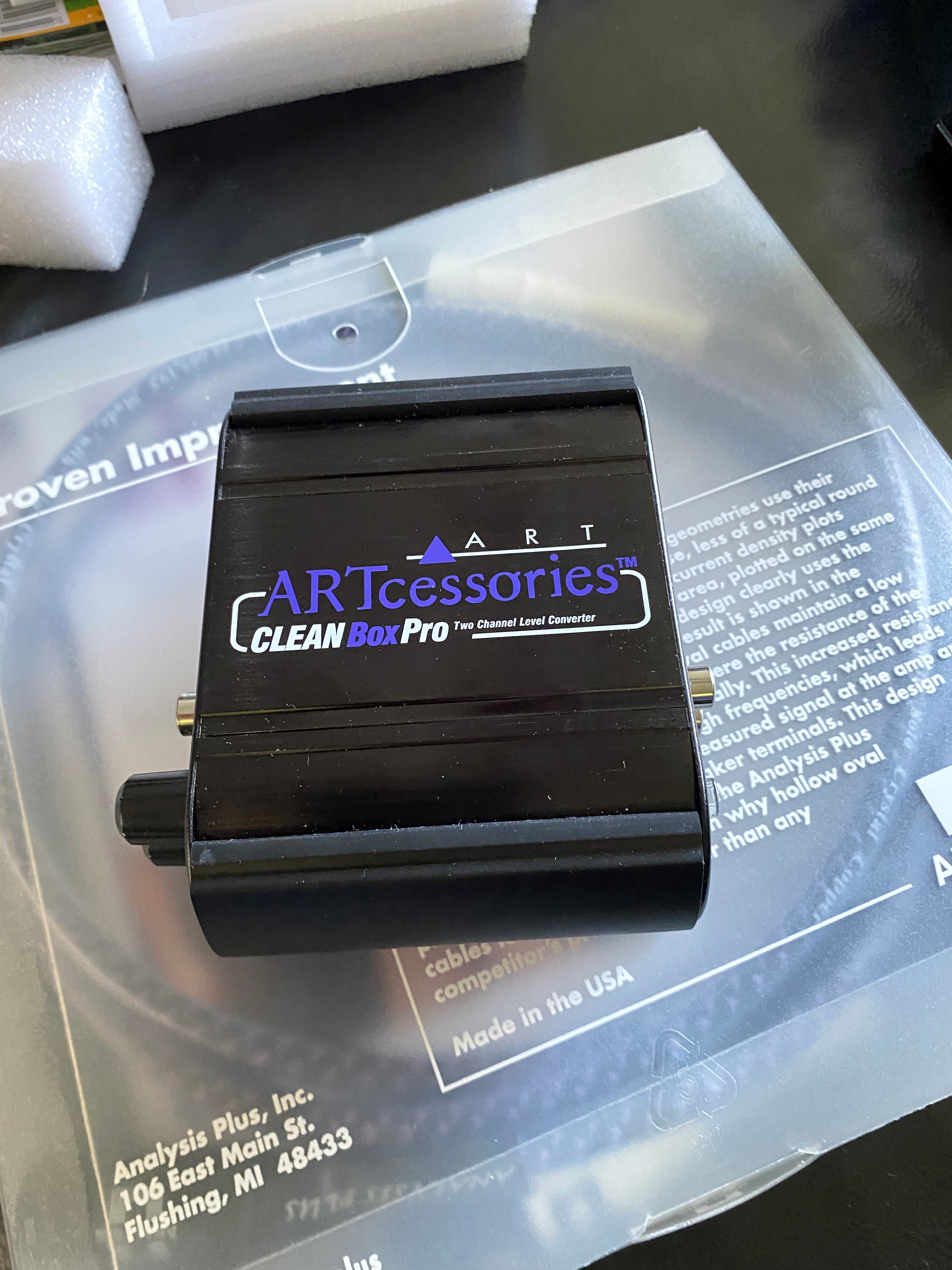 ART Audio Cleanbox Pro RCA to XLR converter - Other - StereoNET